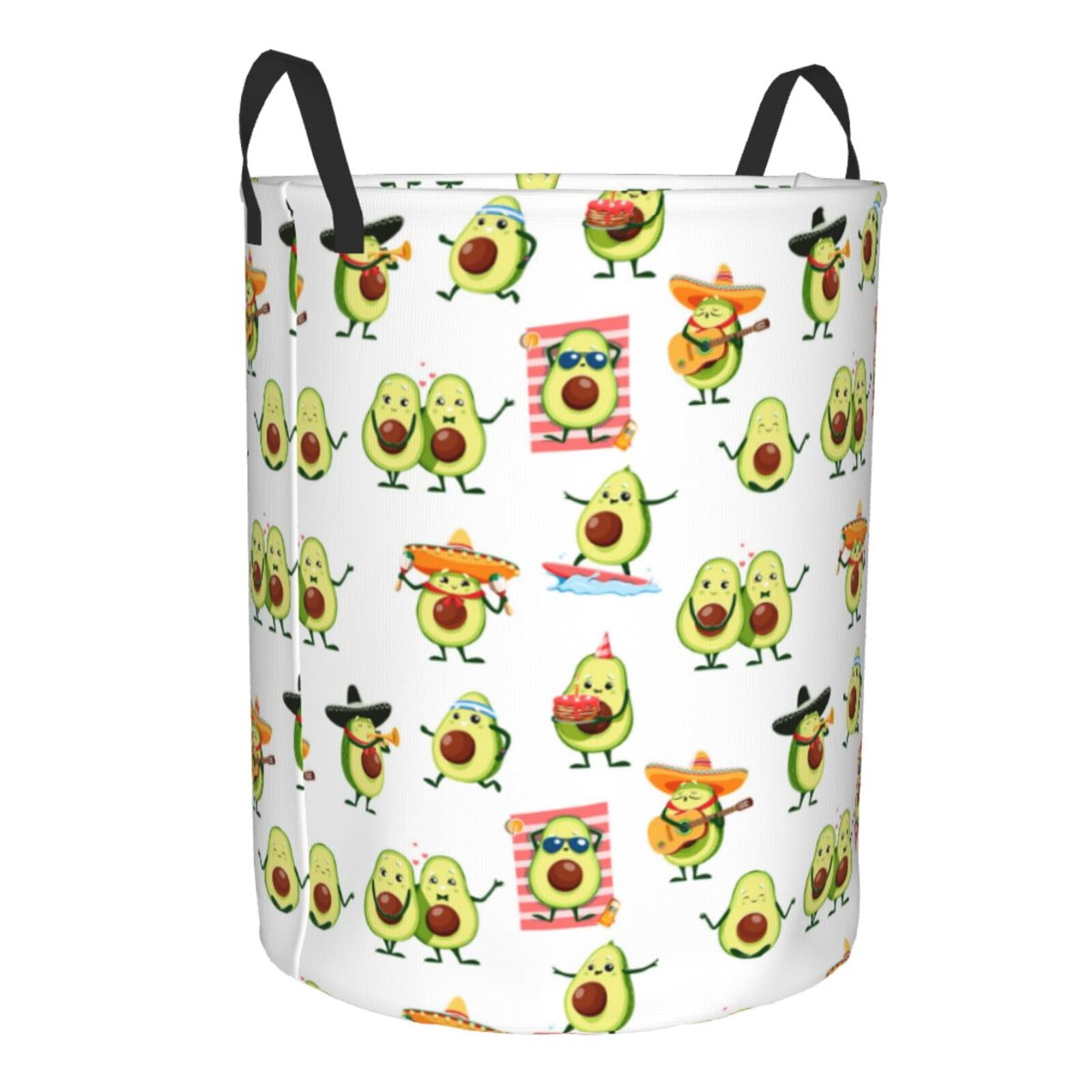 Cauagu Kawaii Mexican Avocado for Laundry Basket,Collapsible Organizer ...