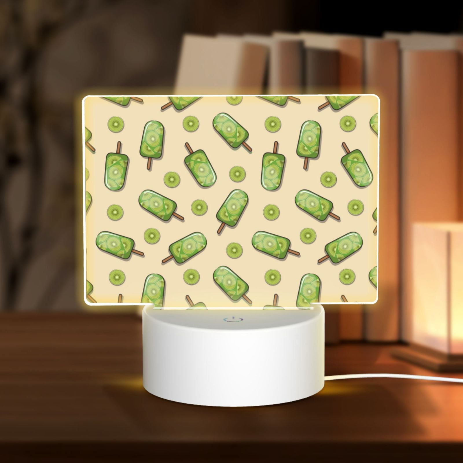 Cauagu Kiwi Ice Cream for Rectangle Acrylic Night Light - Acrylic ...