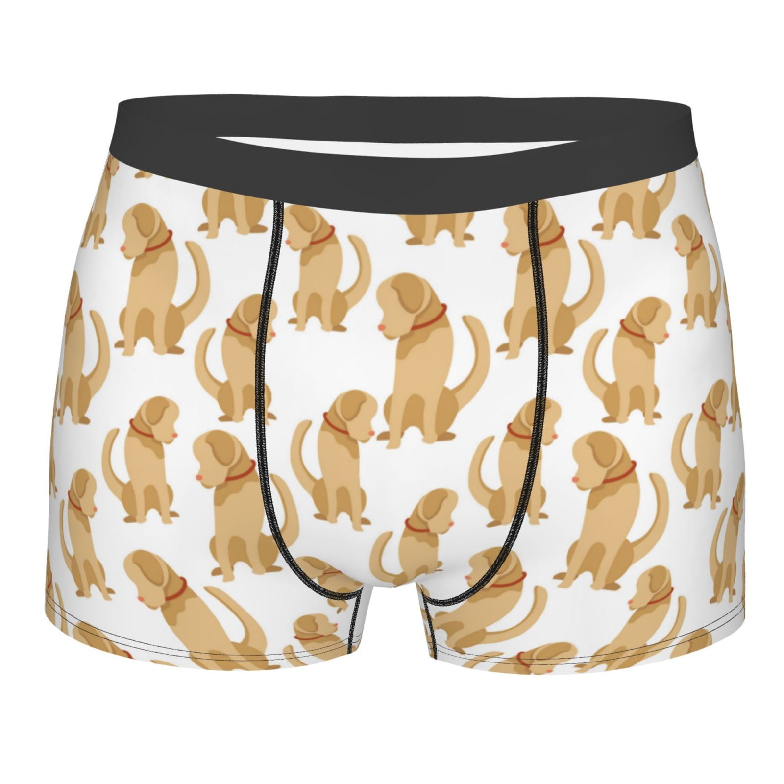 Cauagu Labrador Retriever Dog Print Boxer Briefs for Men,Comfortable ...
