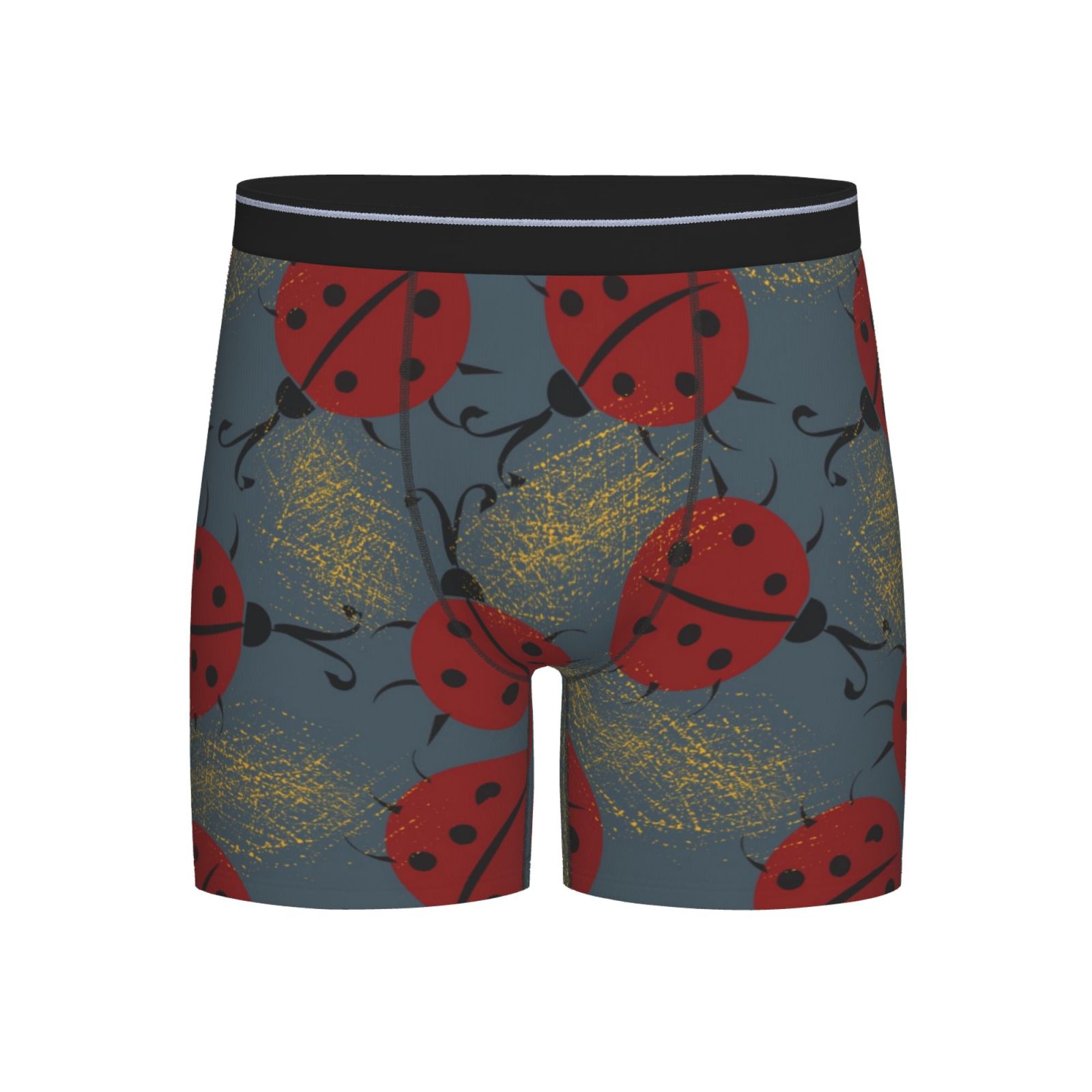 Cauagu Ladybug Print Men's Boxer Briefs, Funny & Cute Underwear Elastic ...