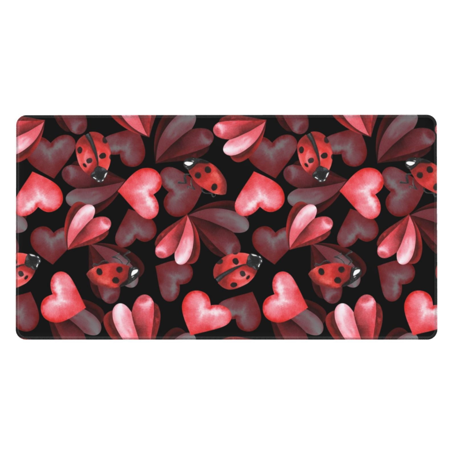 Cauagu Ladybugs and Red Hearts for Large Mouse Pad,XXL Extended Gaming ...