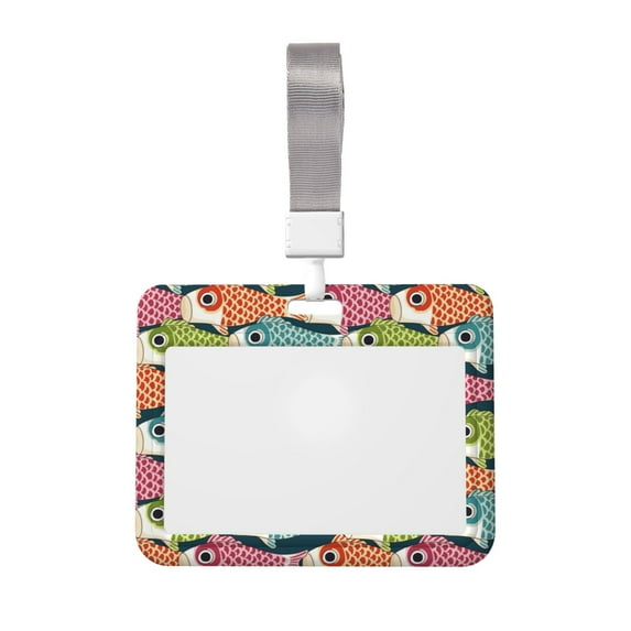 Cauagu Lantern Koi Fish for ID Badge Holder,Badge Holder with Windows ...