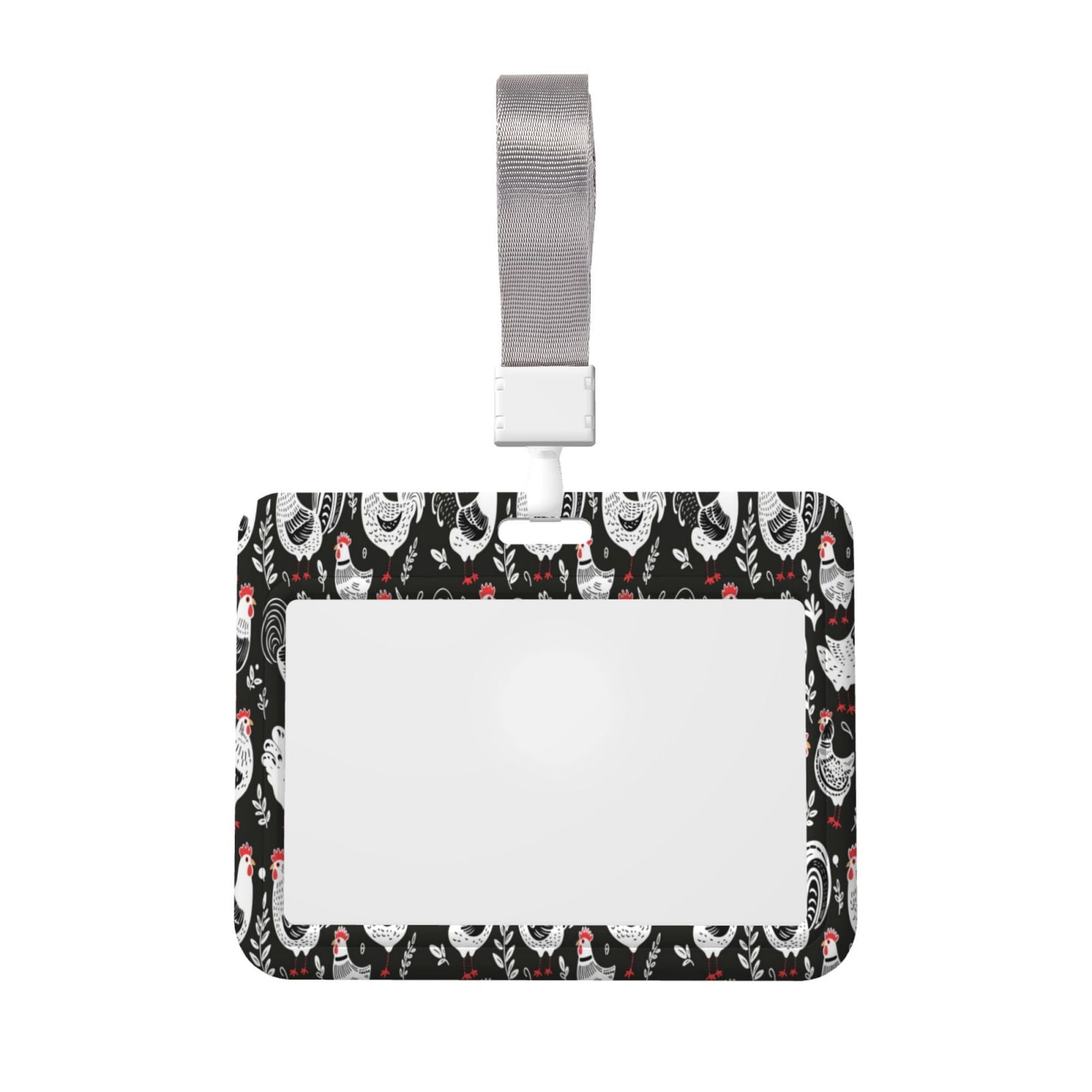 Cauagu Laying Hens And Roosters for ID Badge Holder,Badge Holder with ...