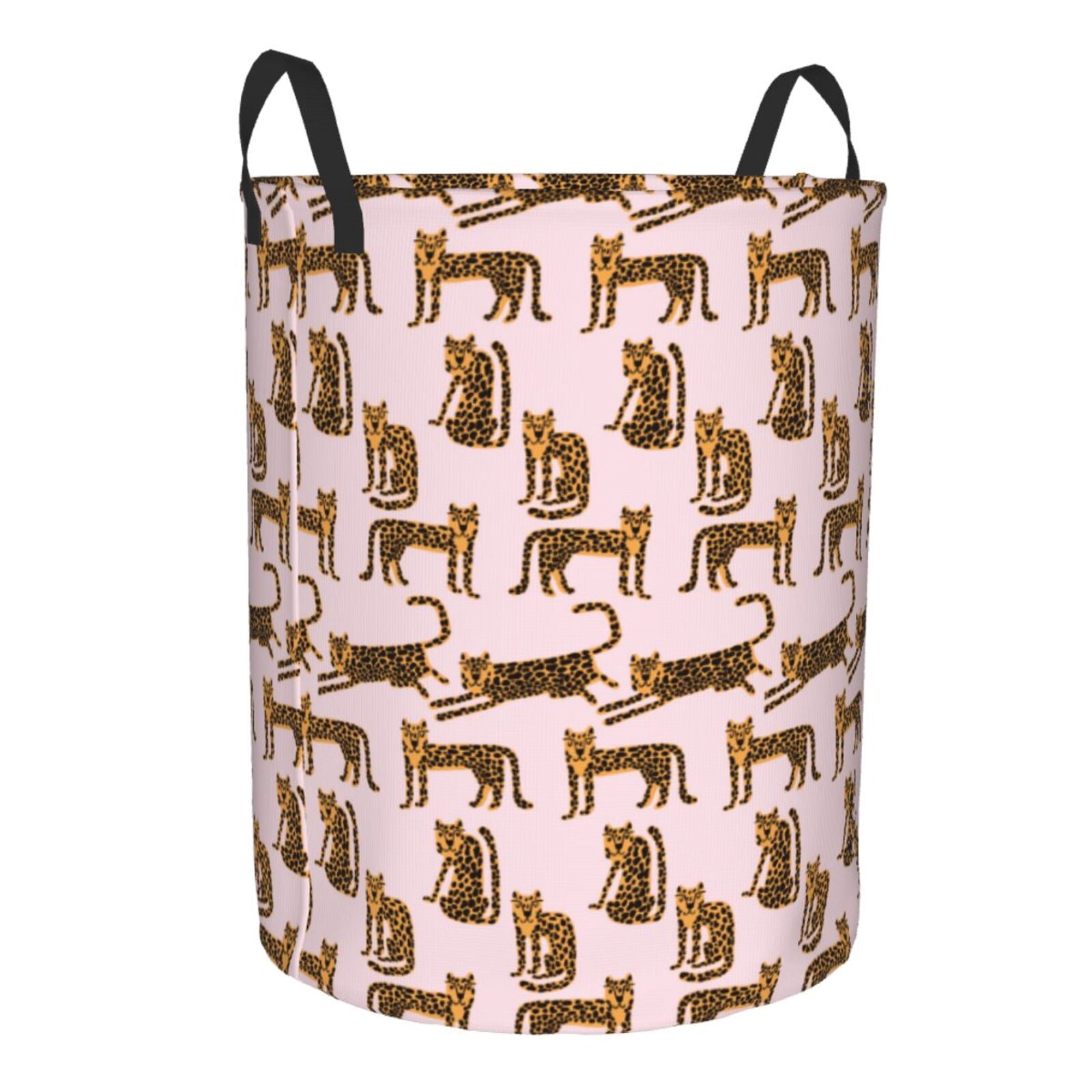 Cauagu Leopard Print for Laundry Basket,Collapsible Organizer Basket ...