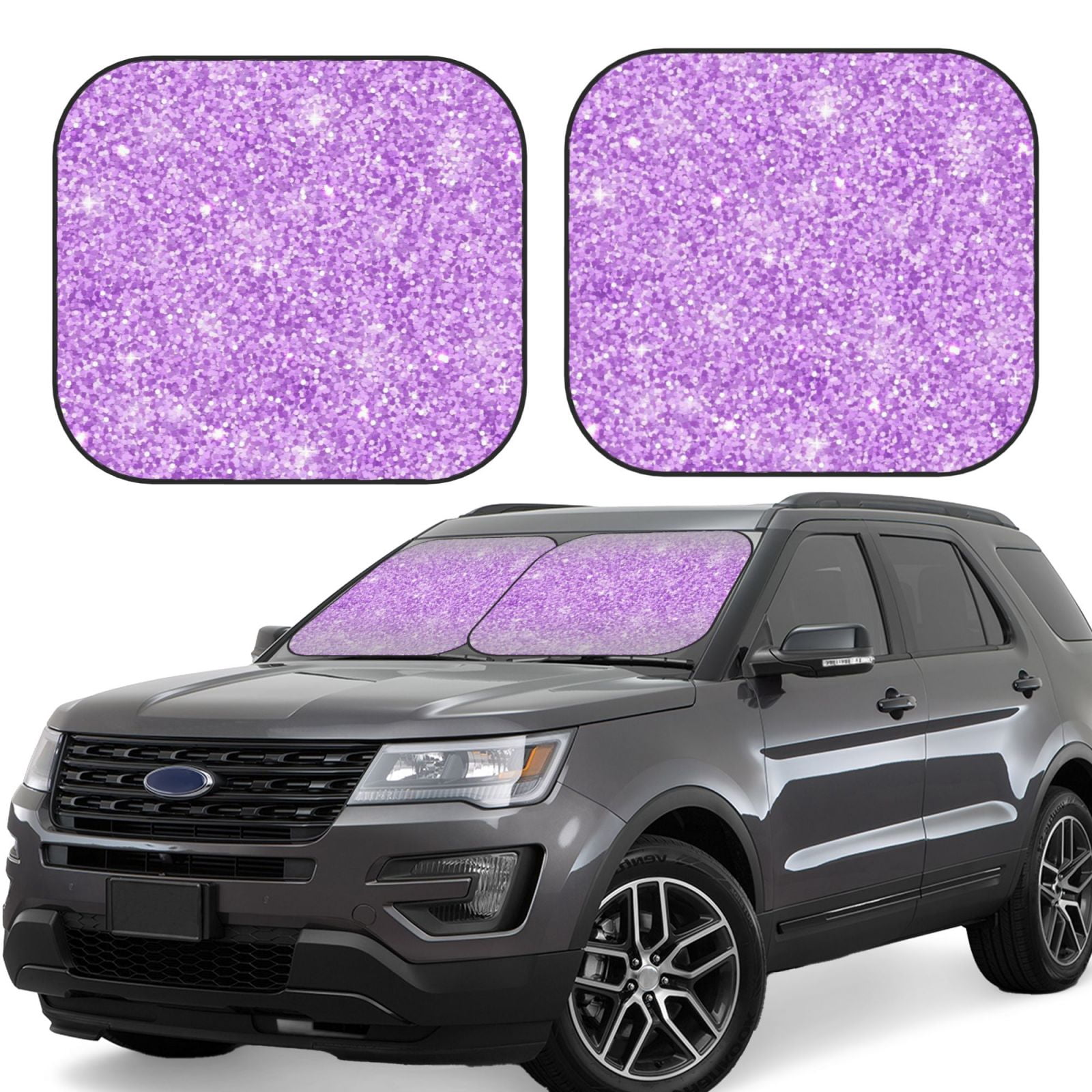 Cauagu Lilac Glittering Cauagu {designName} Print Foldable Car ...