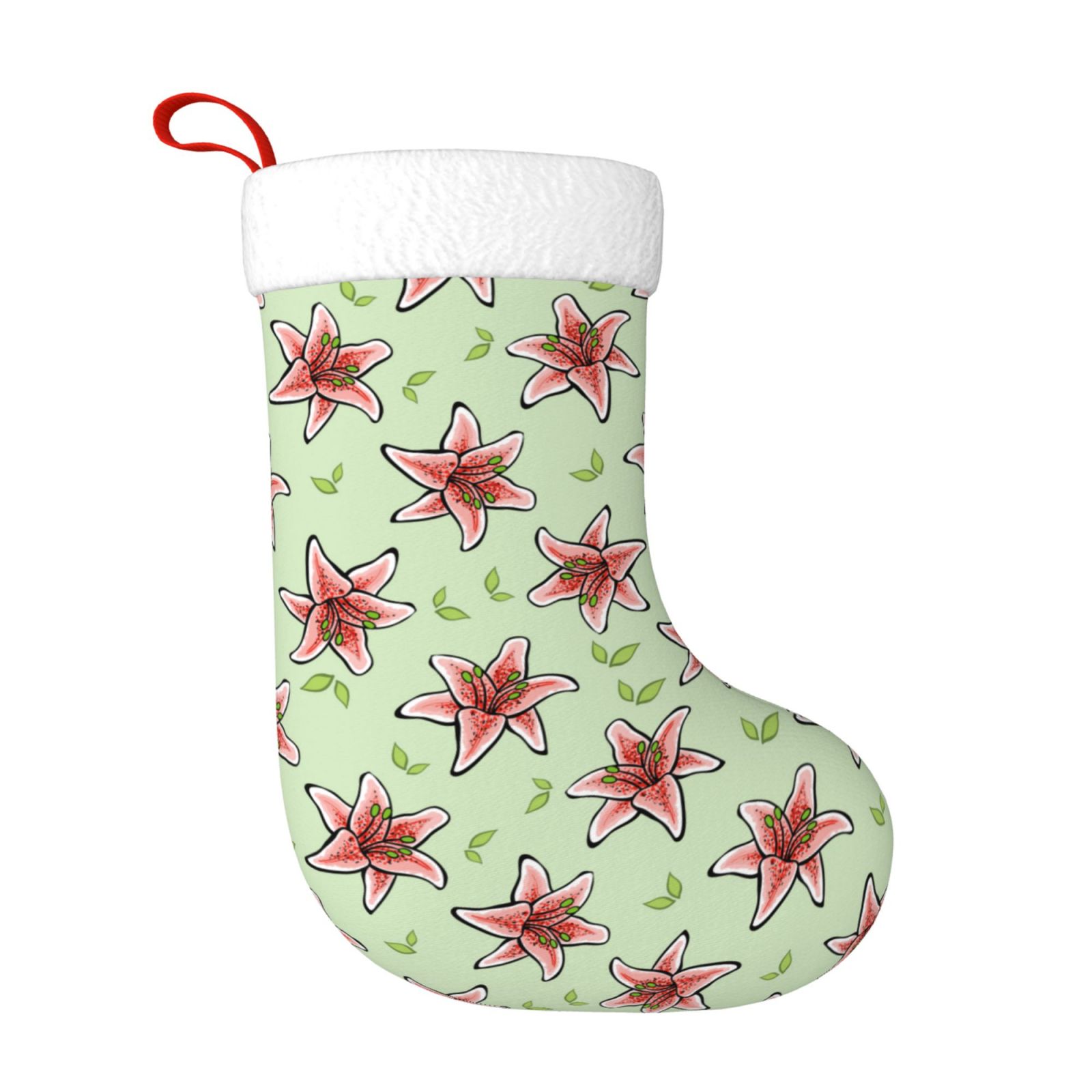 Cauagu Lilies Flowers for Christmas Stockings,1-Pack Large Xmas ...
