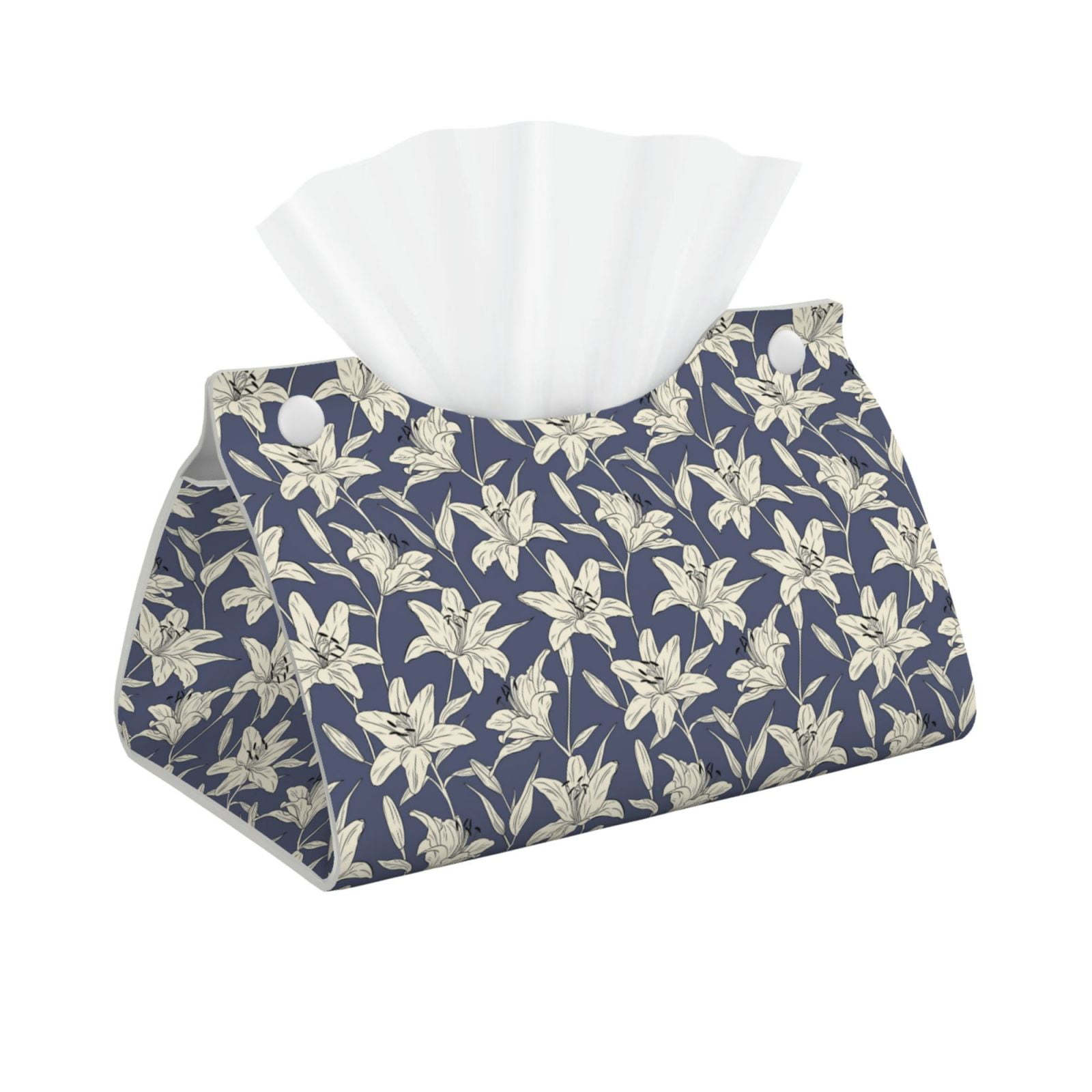 Cauagu Lilies Flowers for Large Tissue Box Cover Rectangular–Plus Size ...
