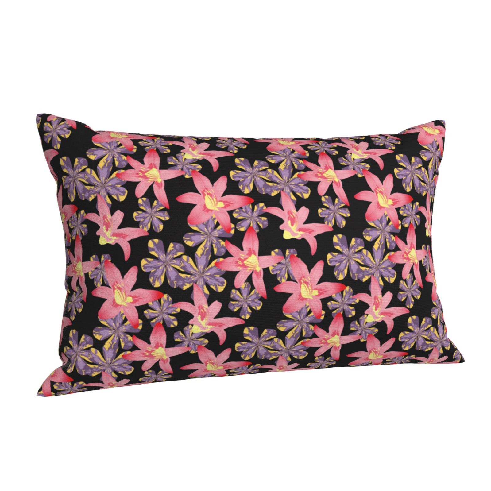 Cauagu Lilies Flowers Print Pillow Covers with Envelope Closure,1PC ...