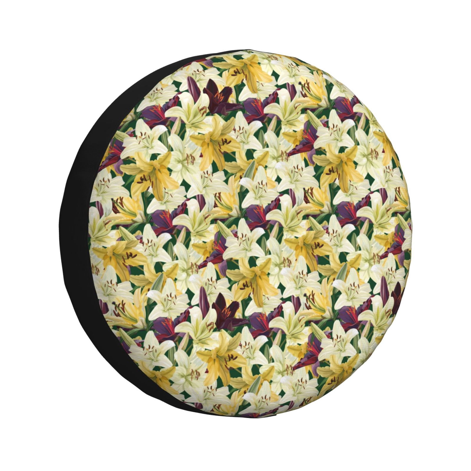 Cauagu Lilies Flowers for Spare Tire Cover Wheel Protector Universal ...