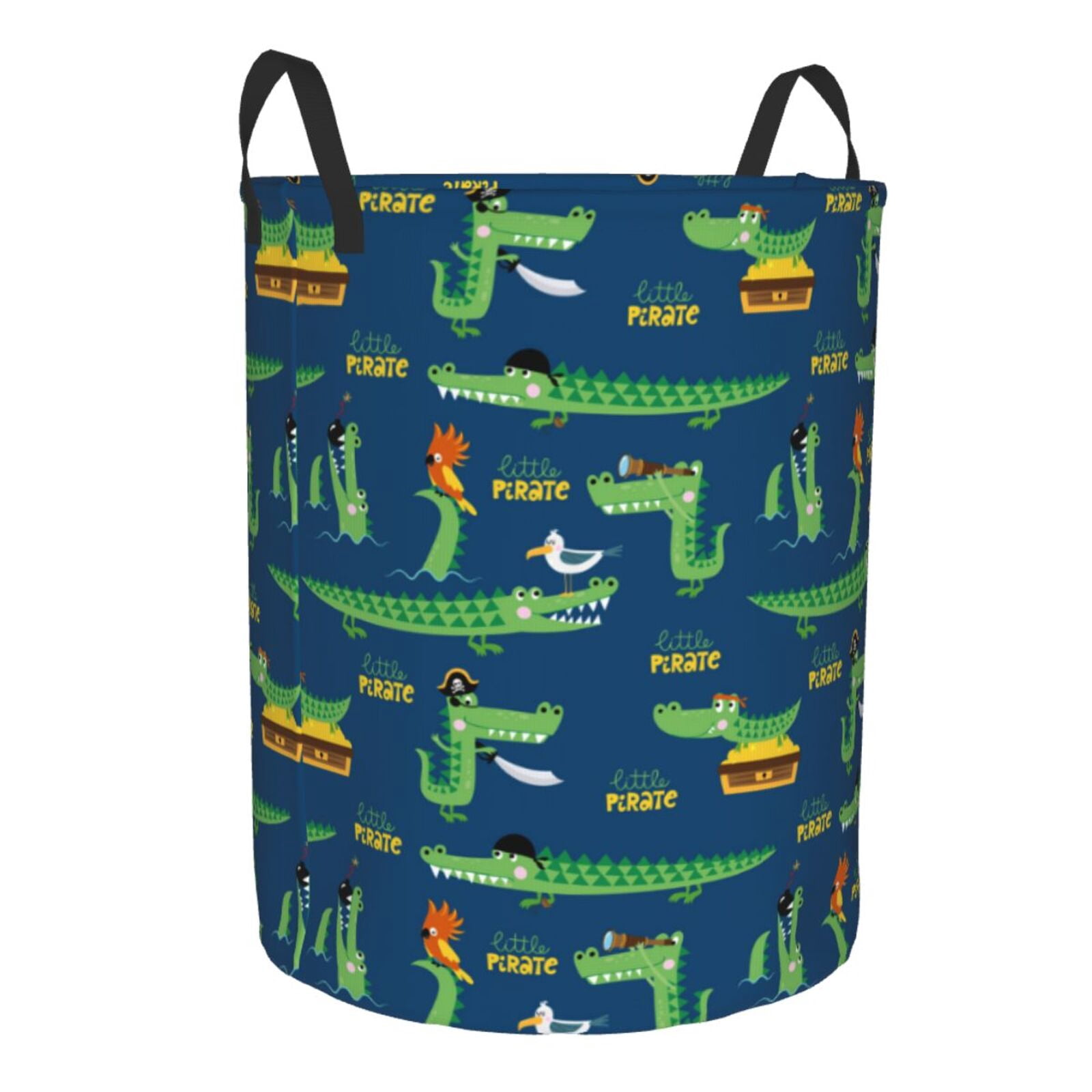 Cauagu Little Pirate Crocodile for Laundry Basket,Collapsible Organizer ...