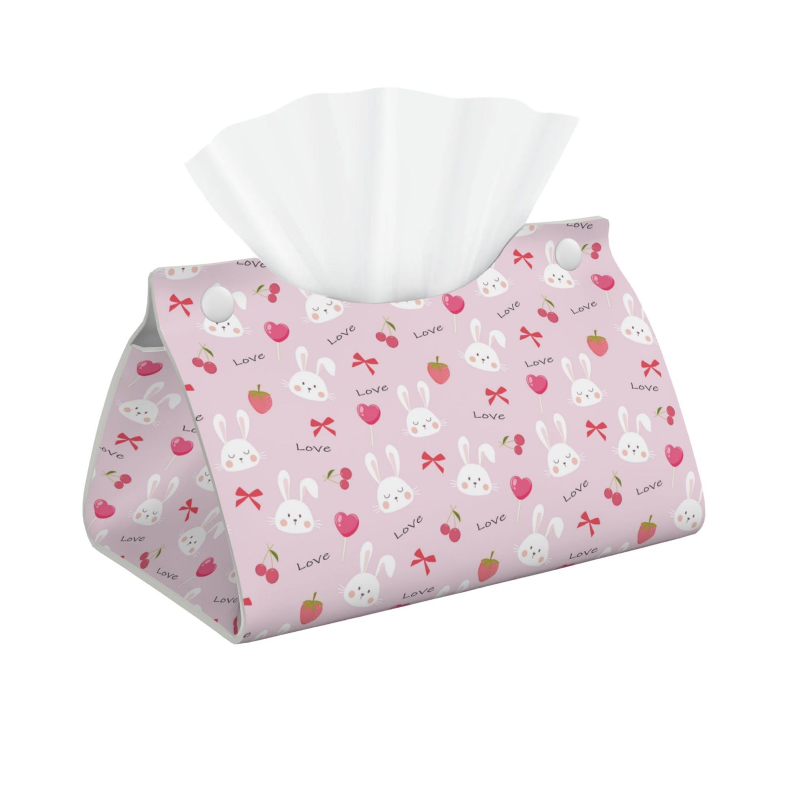 Cauagu Love Rabbit for Large Tissue Box Cover Rectangular–Plus Size ...