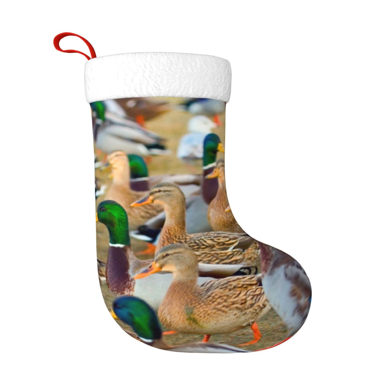 Cauagu Mallard Ducks for Christmas Stockings,1-Pack Large Xmas Stocking ...