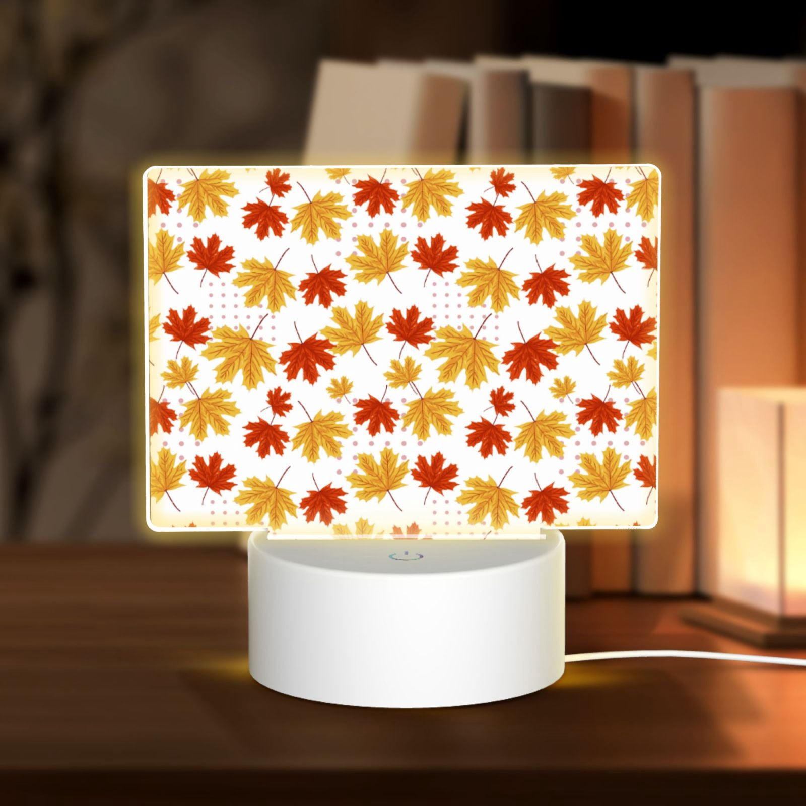 Cauagu Maple Leaf for Rectangle Acrylic Night Light - Acrylic Modern ...