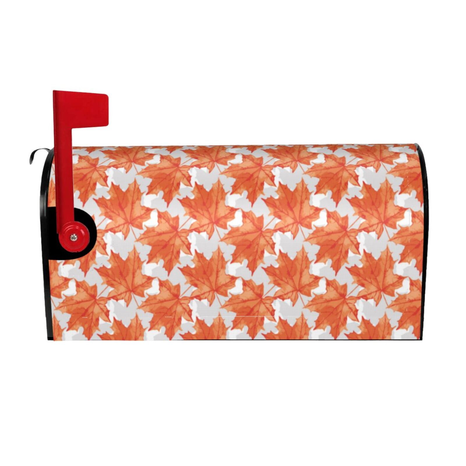 Cauagu Maple Leaves A Pattern Magnetic Mailbox Covers, Mailbox Cover ...