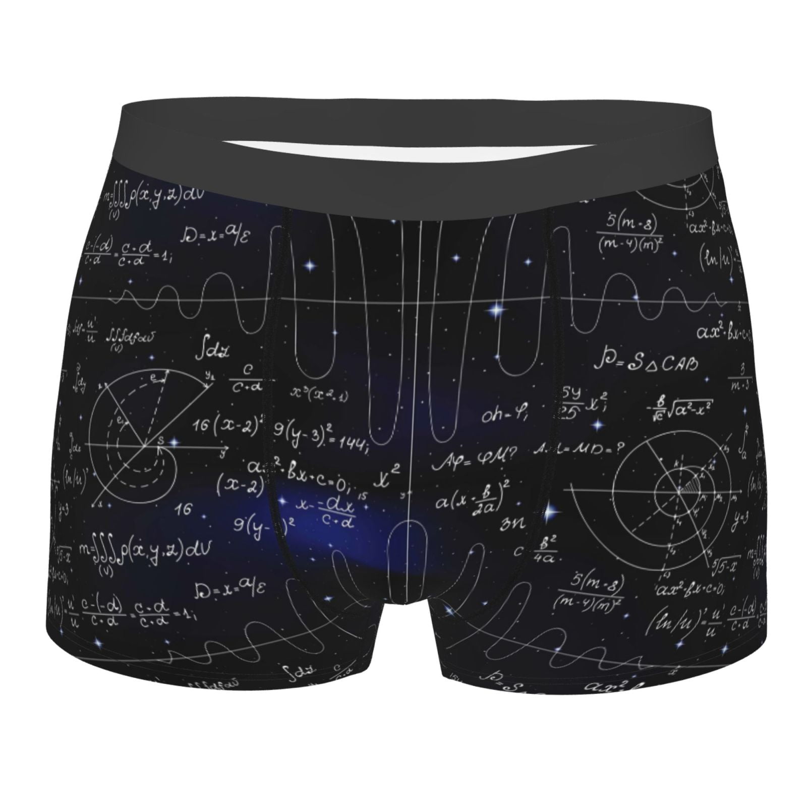 Cauagu Mathematica Science Print Boxer Briefs for Men,Comfortable ...