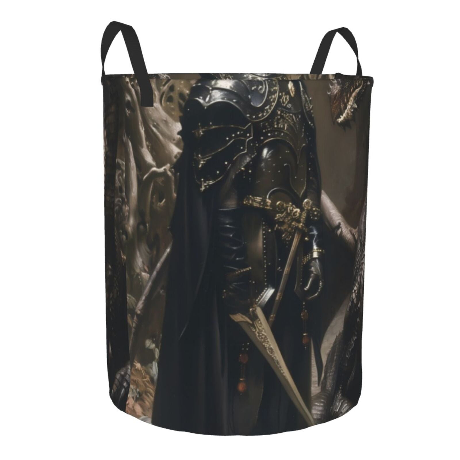Cauagu Medieval Knight And Dragon for Laundry Basket,Collapsible ...