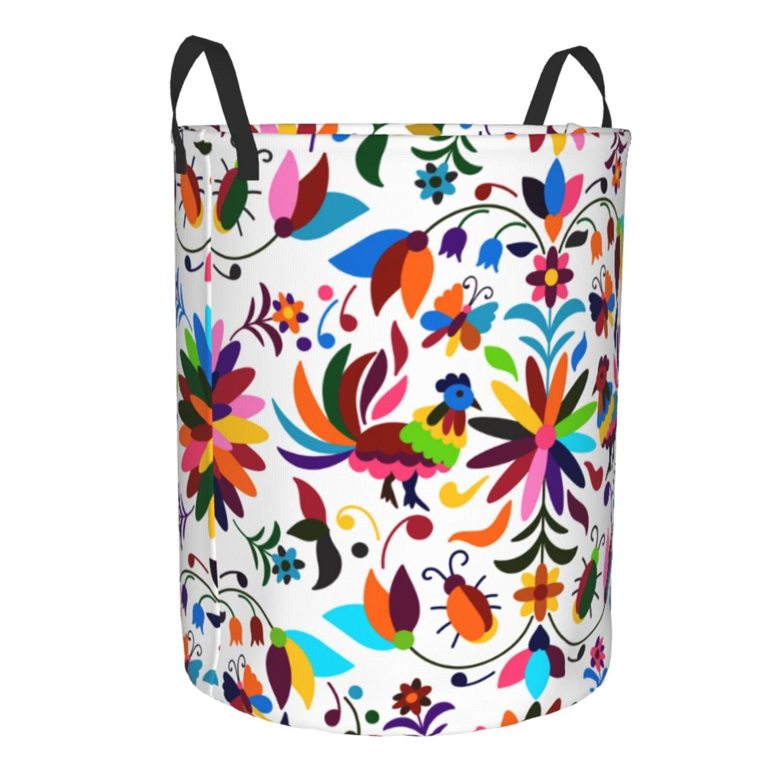 Cauagu Mexican Bright Style for Laundry Basket,Collapsible Organizer ...