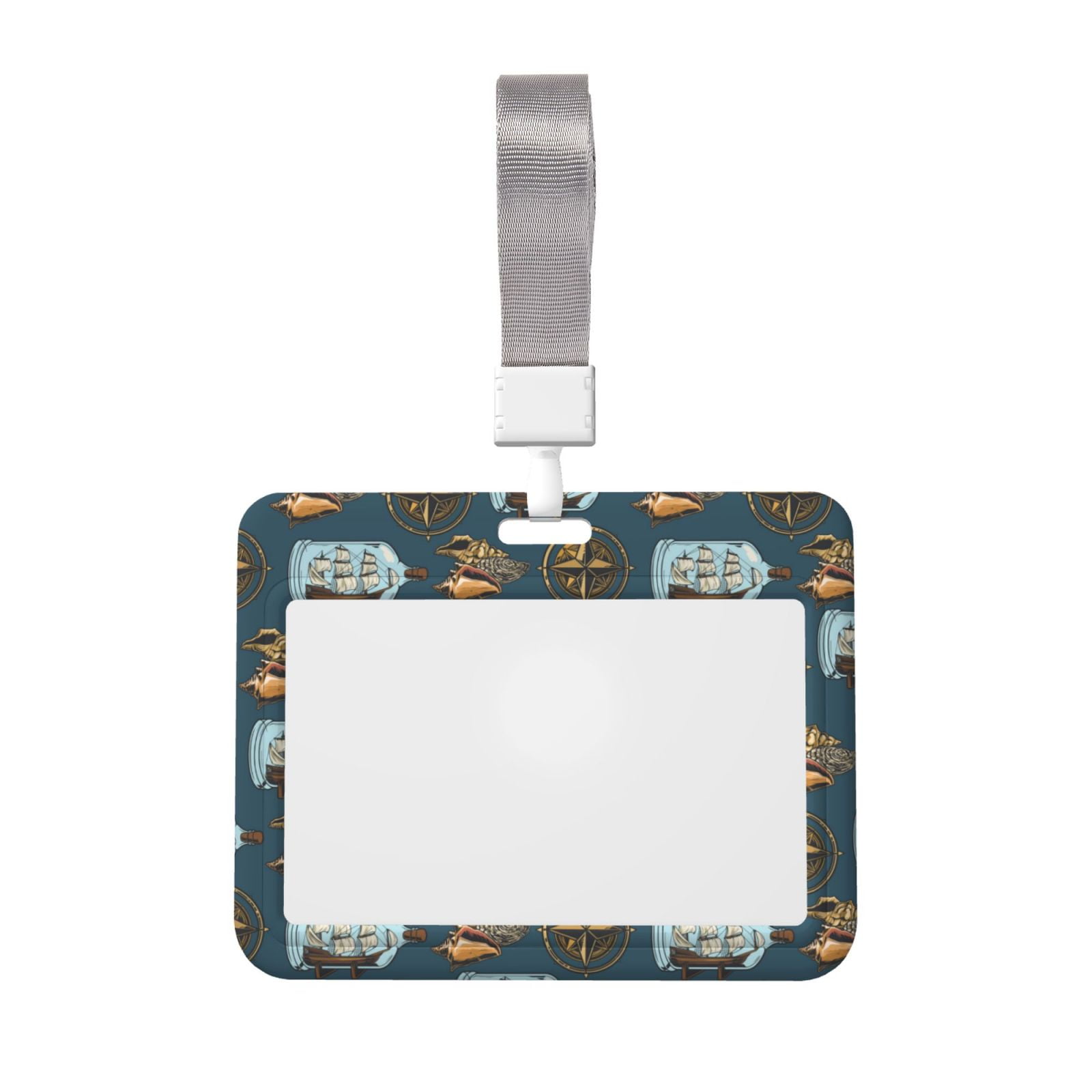 Cauagu Miniature Ship In Bottle for ID Badge Holder,Badge Holder with ...