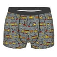 Cauagu Modern Excavator Print Boxer Briefs for Men,Comfortable ...