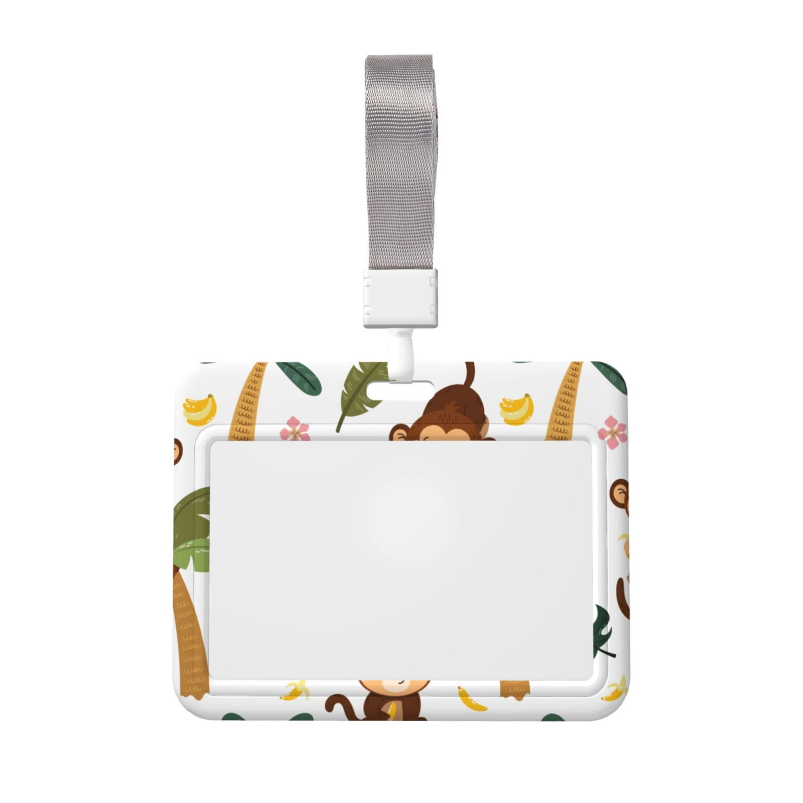 Cauagu Monkeys Swinging from Palms for ID Badge Holder,Badge Holder ...