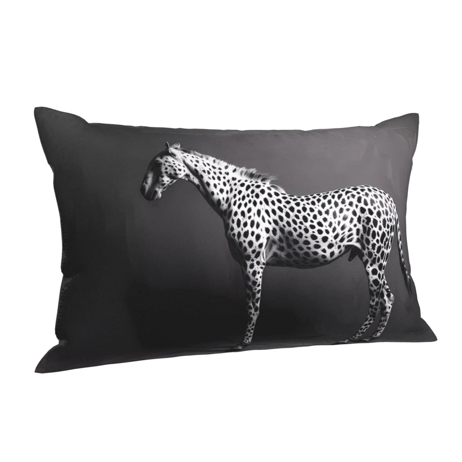 Cauagu Monochrome Leopard Horse Print Pillow Covers with Envelope ...