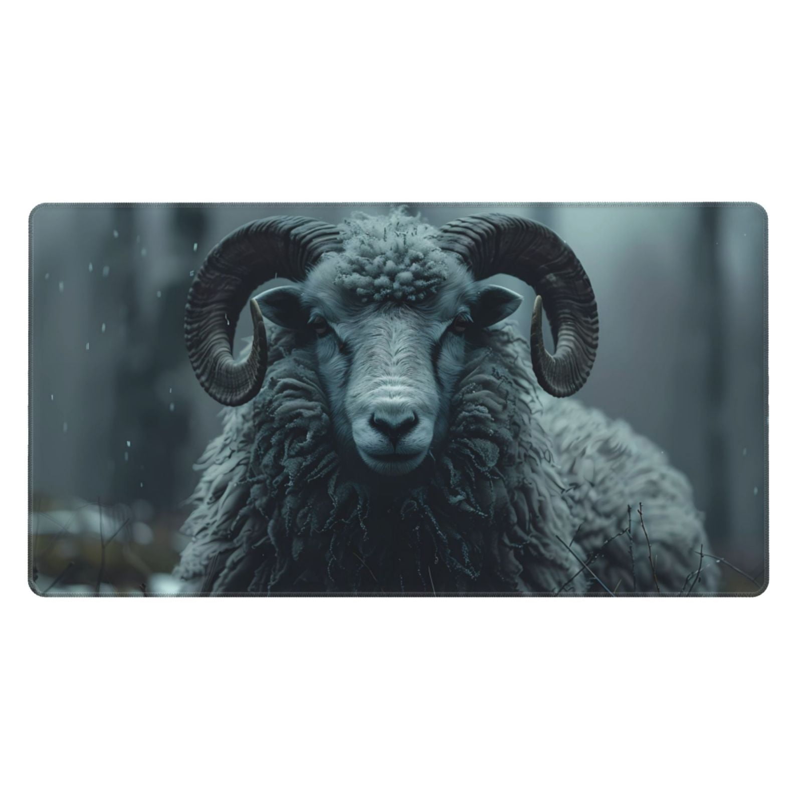 Cauagu Moody Ram Portrait for Large Mouse Pad,XXL Extended Gaming Mouse ...