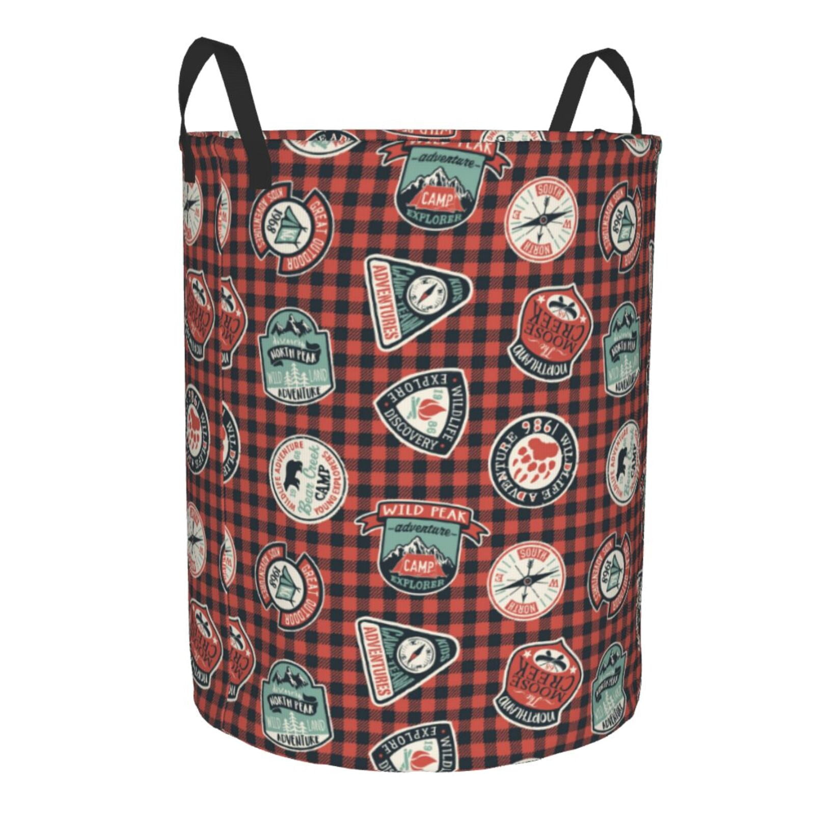 Cauagu Mountain Adventure Badges for Laundry Basket,Collapsible ...