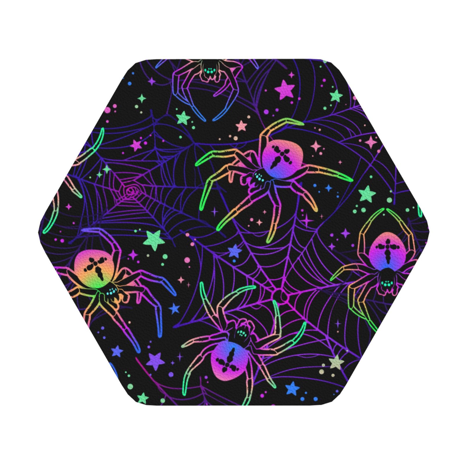 Cauagu Multi-colored Spiders for Round Coaster,Drink Coasters Set of 4 ...