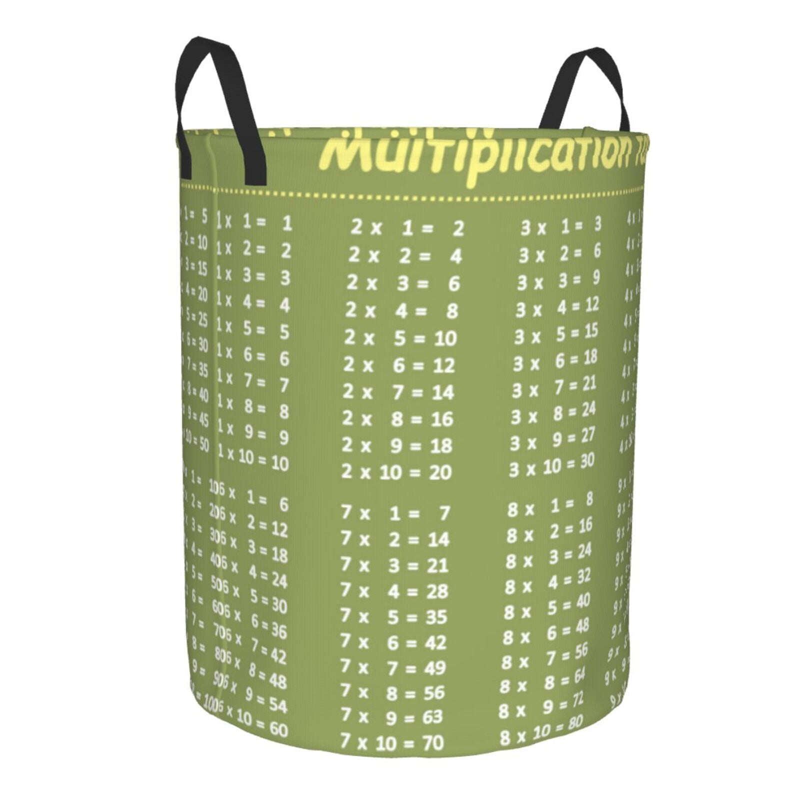 Cauagu Multiplication Table1 for Laundry Basket,Collapsible Organizer ...