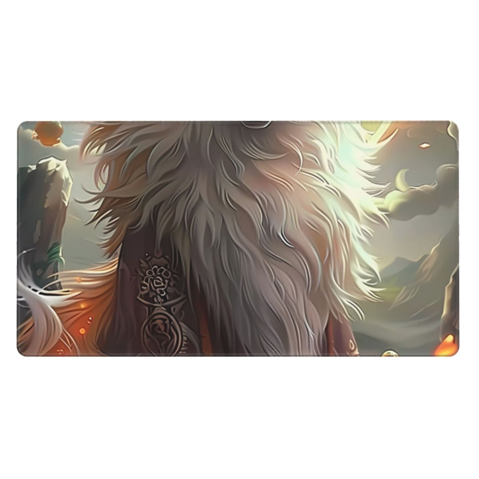 Cauagu Mystic Fox With Halo for Large Mouse Pad,XXL Extended Gaming ...