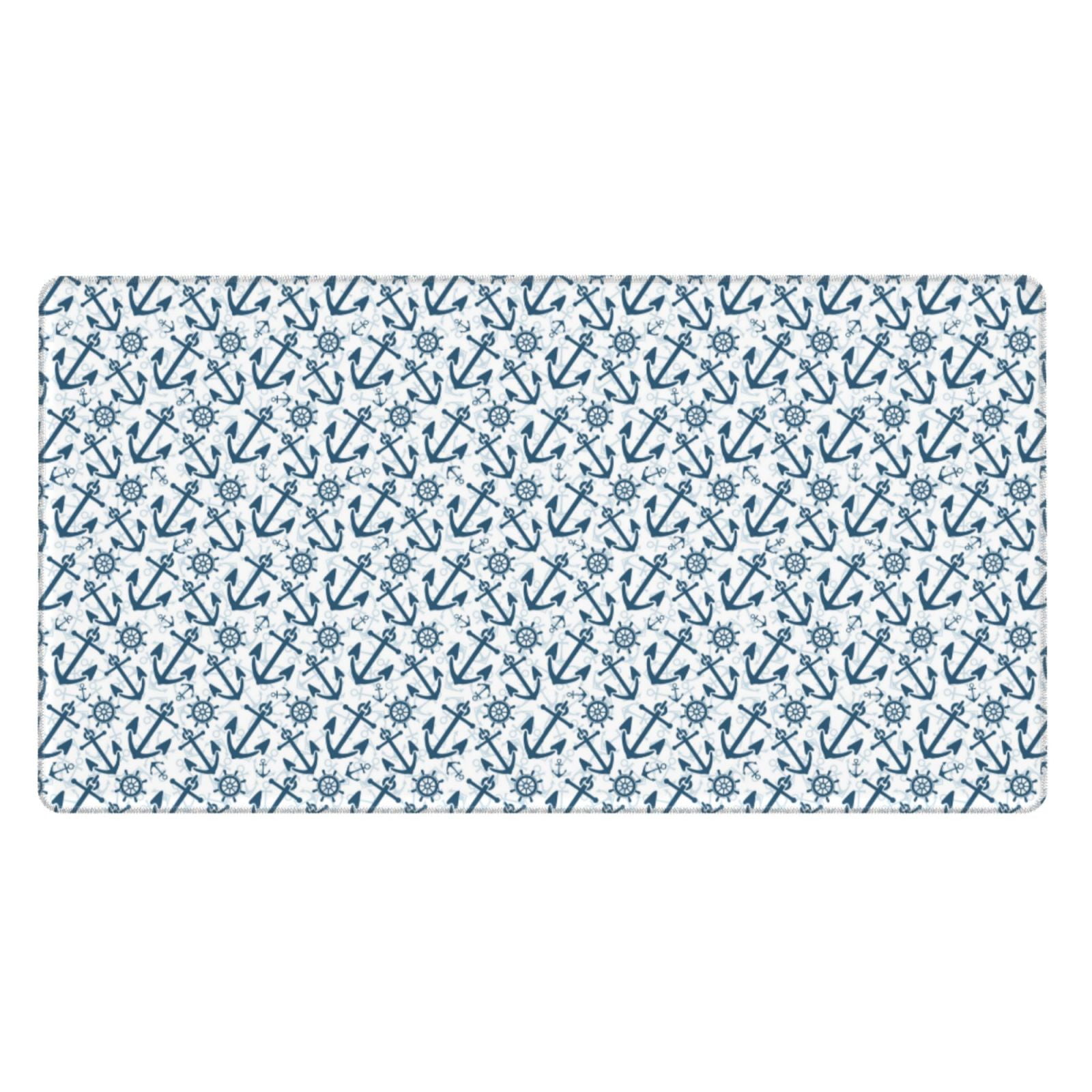 Cauagu Nautical Theme Anchors for Large Mouse Pad,XXL Extended Gaming ...