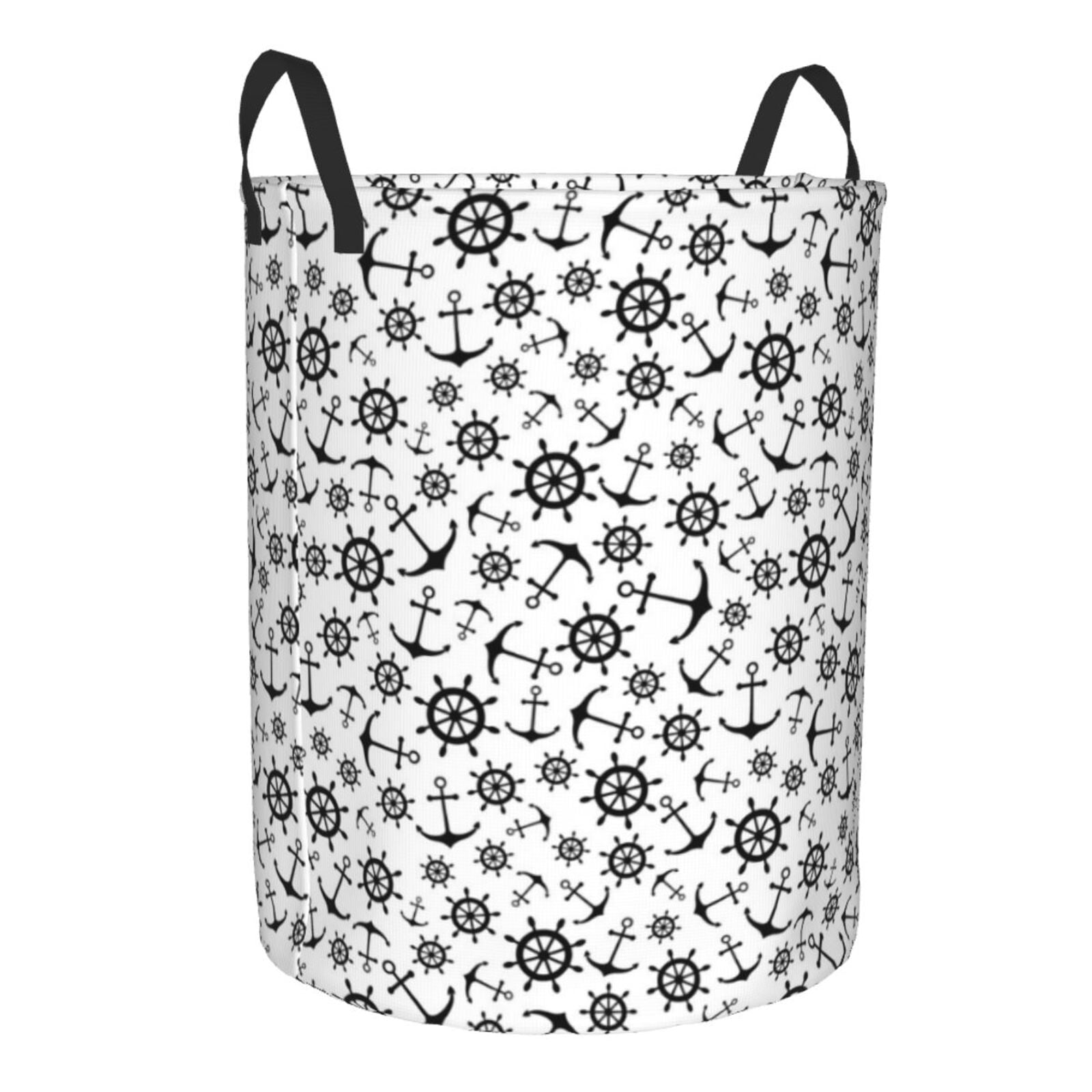 Cauagu Nautical Themed Simple Anchors for Laundry Basket,Collapsible ...