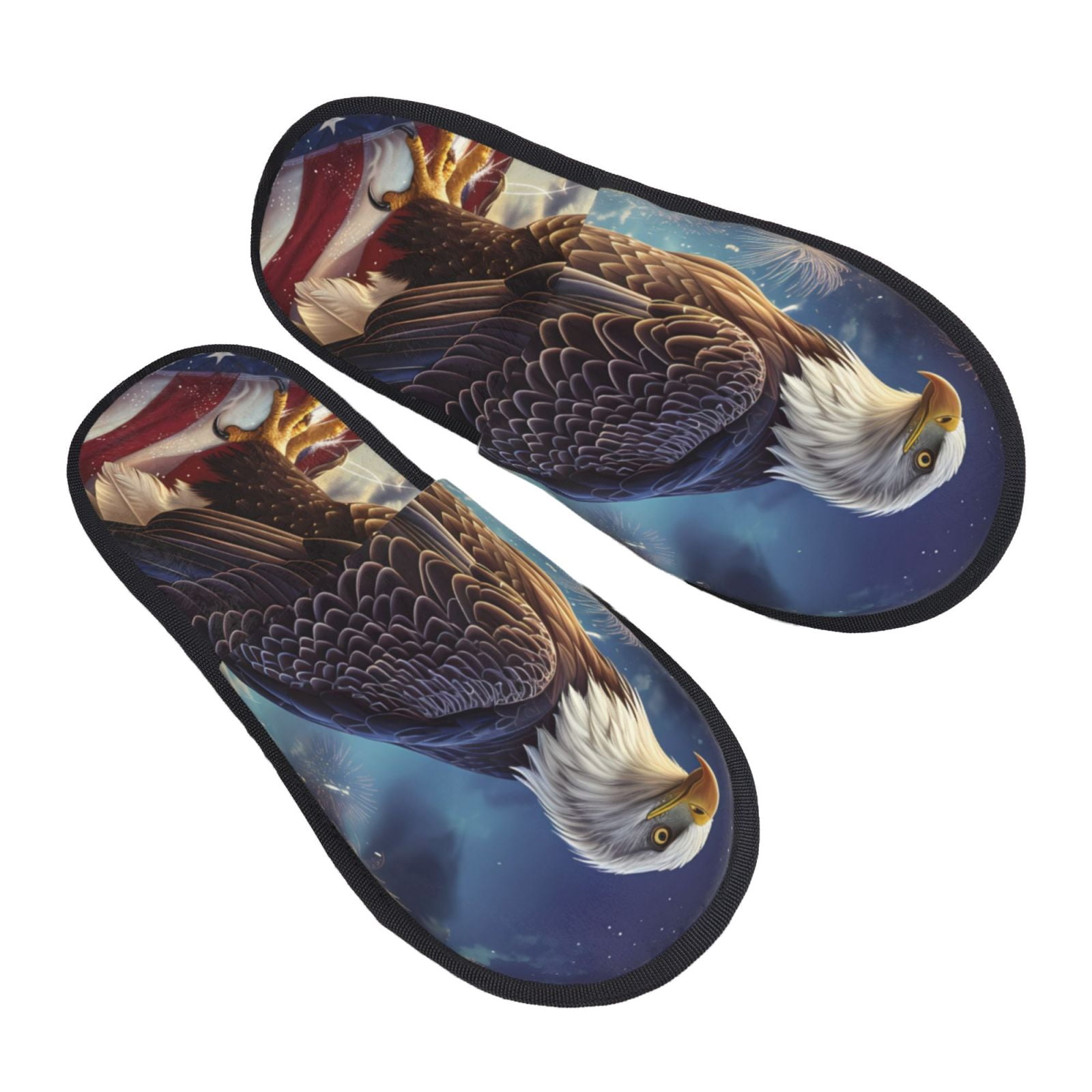 Cauagu Night Sky Bald Eagle Print Travel Luggage Cover,Travel Dust ...