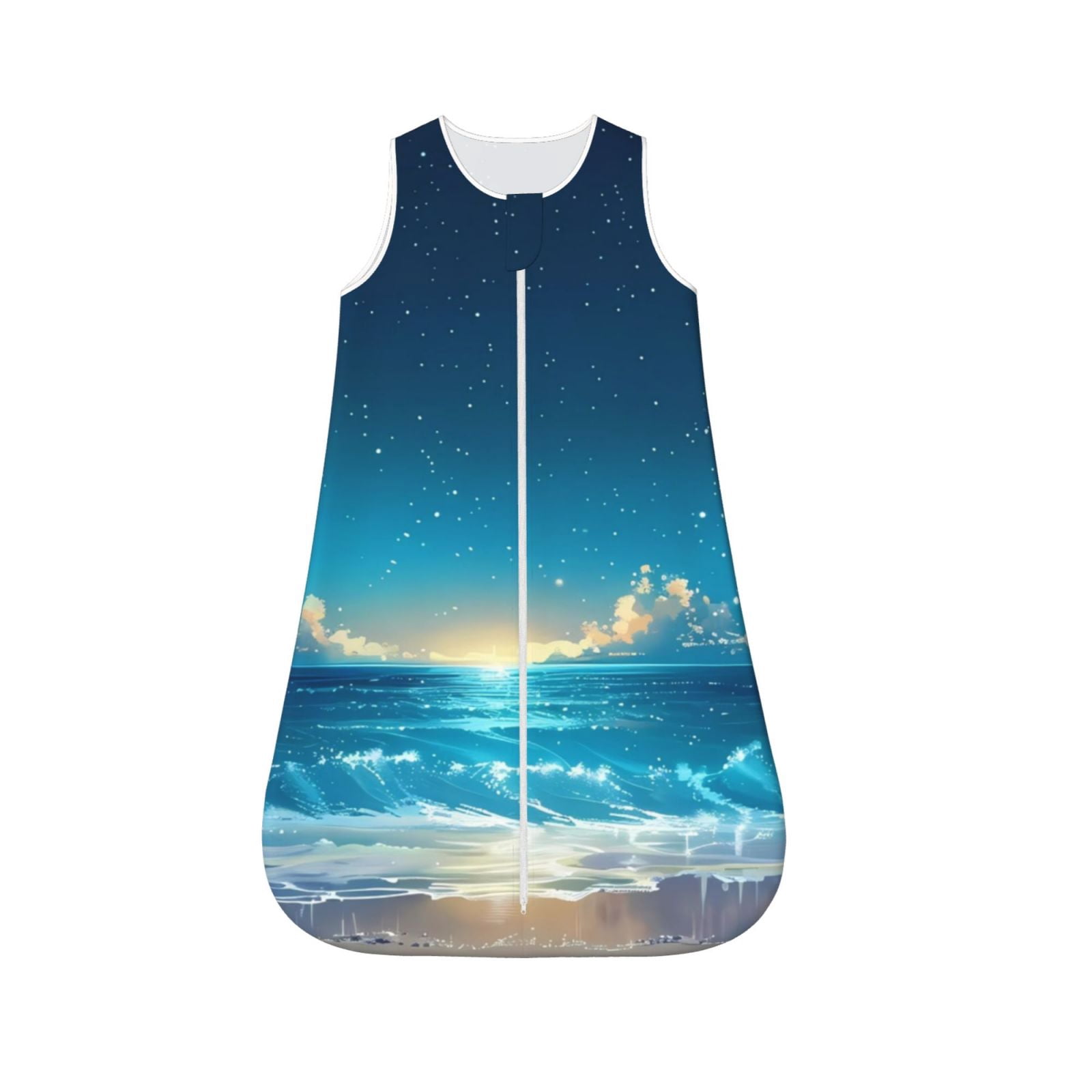 Cauagu Night Sky Beach Scene for Infant Wearable Blanket,Unisex, Girl ...