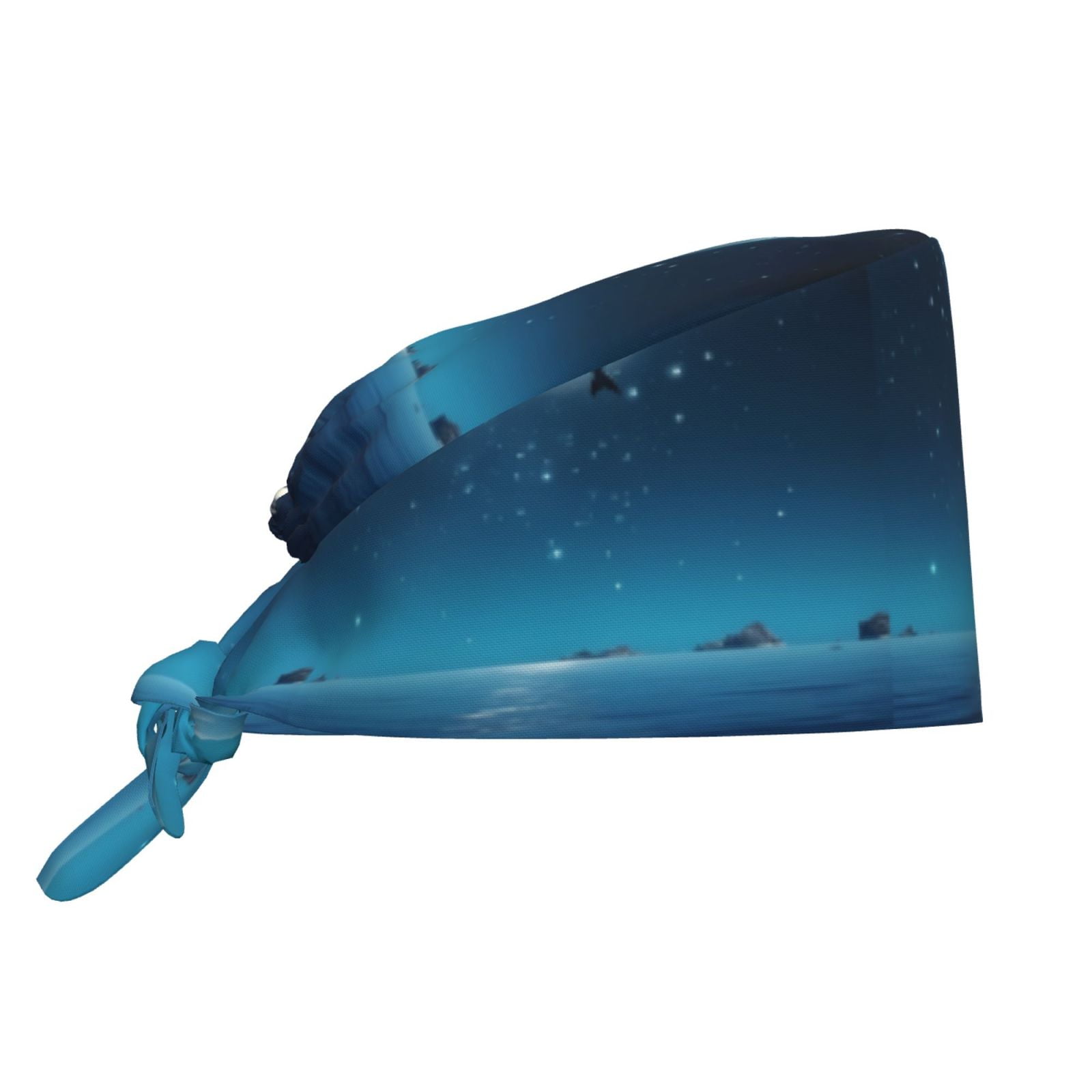 Cauagu Night Sky Moon Dolphin Pattern 1 Pcs Working Caps,Adjustable ...