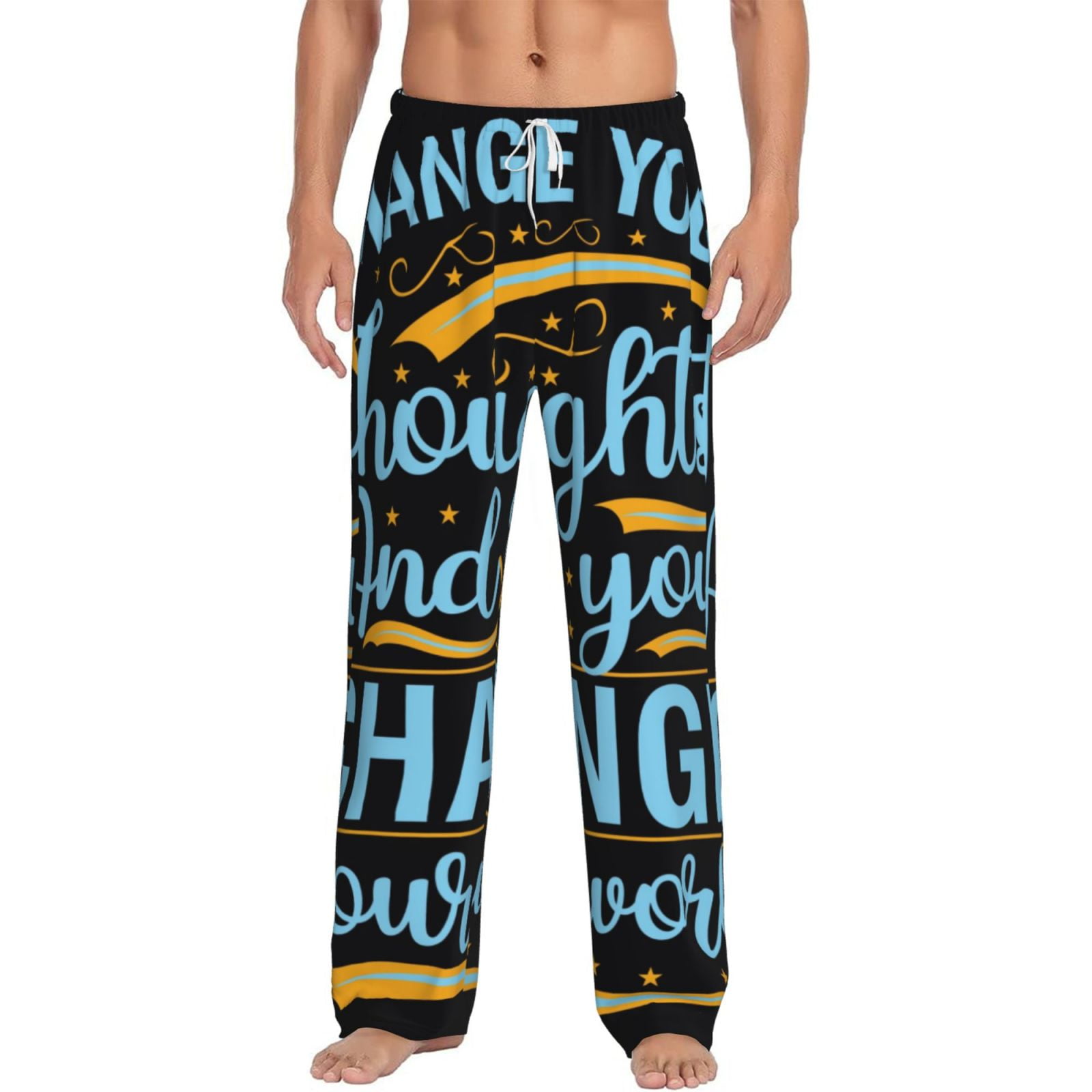 Cauagu Not All Those Who Wander Are Lost 2 Mens Pajama Pants Sleep ...