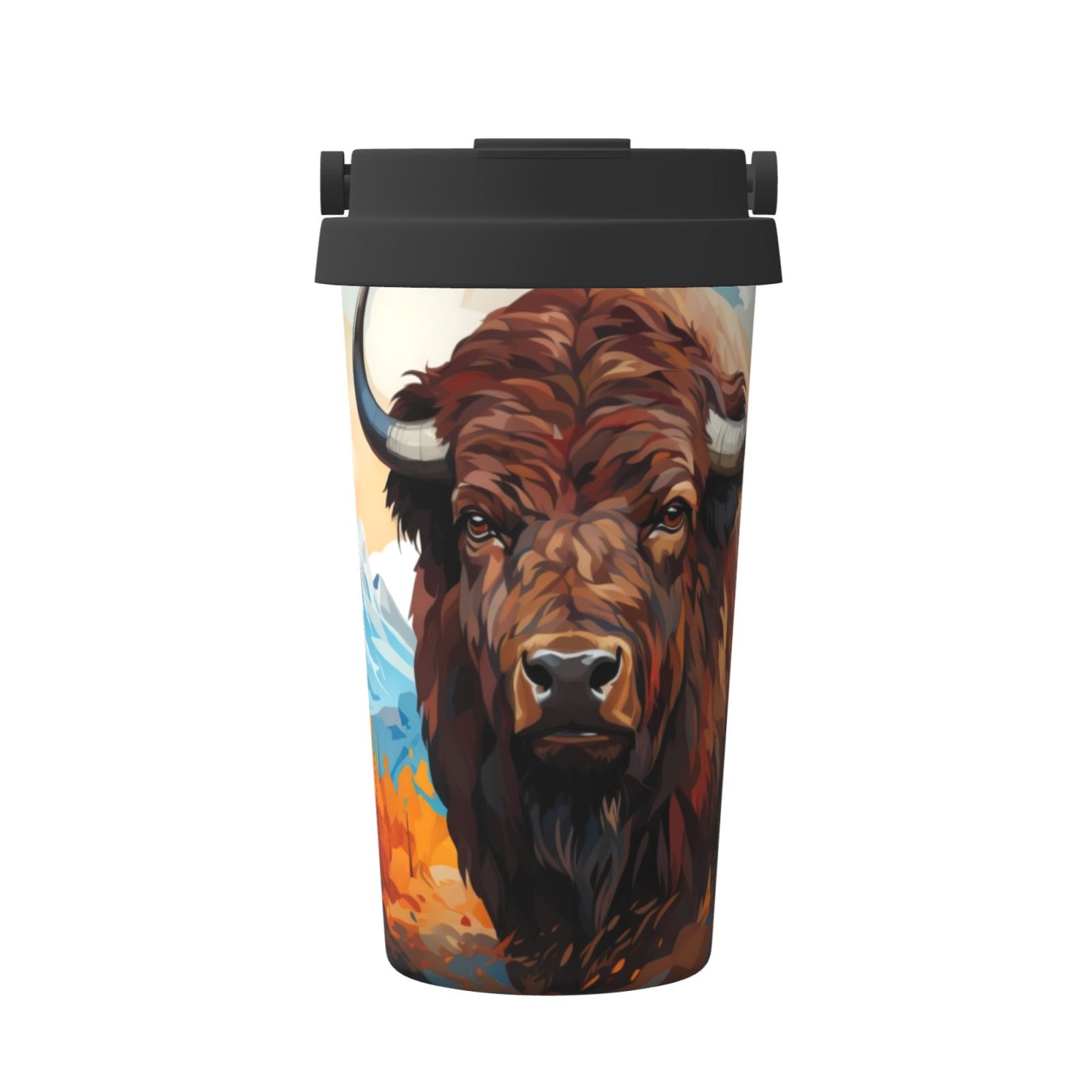 Cauagu Oil Painting Style Iceberg Yak for Stainless Steel Vacuum ...