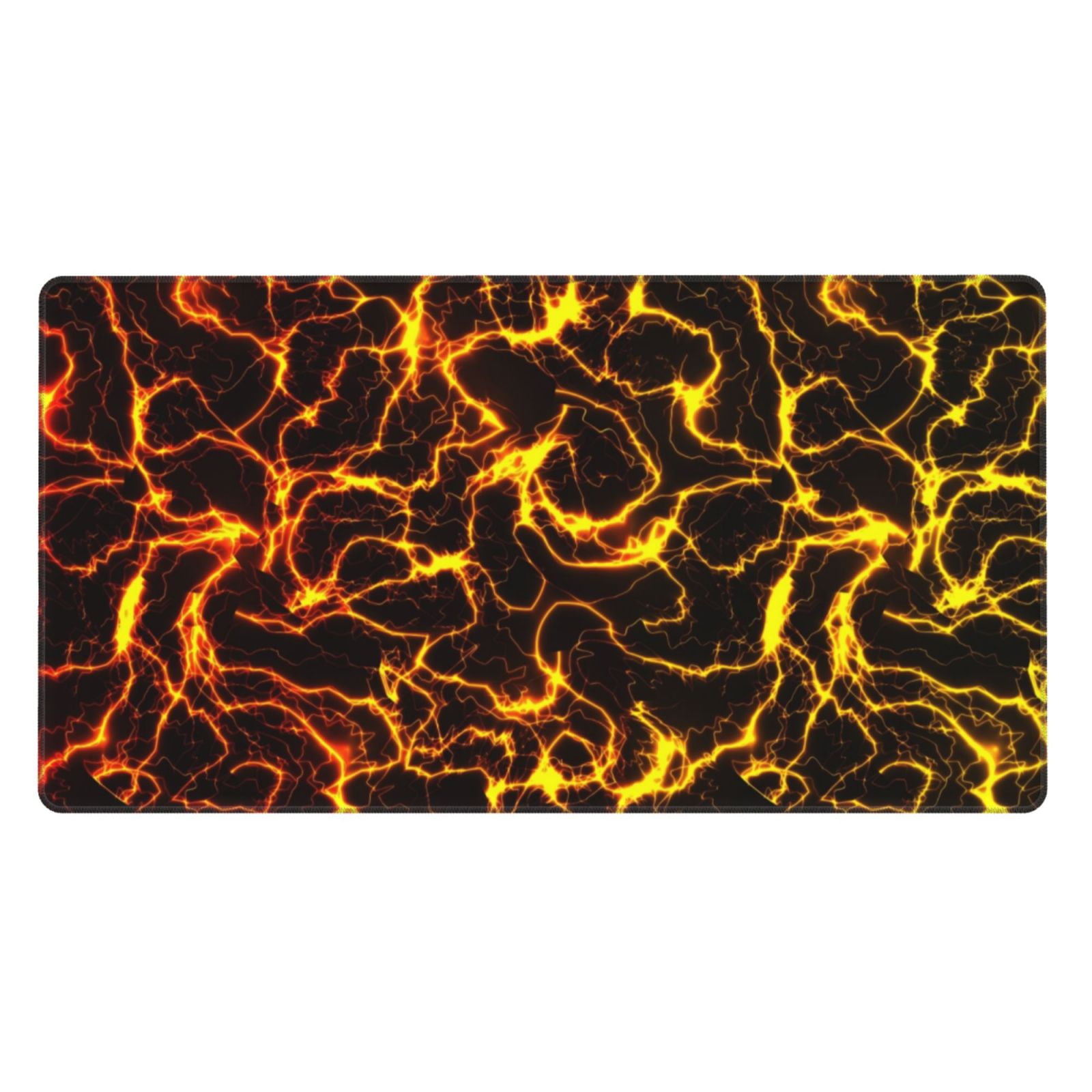 Cauagu Orange Lightning for Large Mouse Pad,XXL Extended Gaming Mouse ...