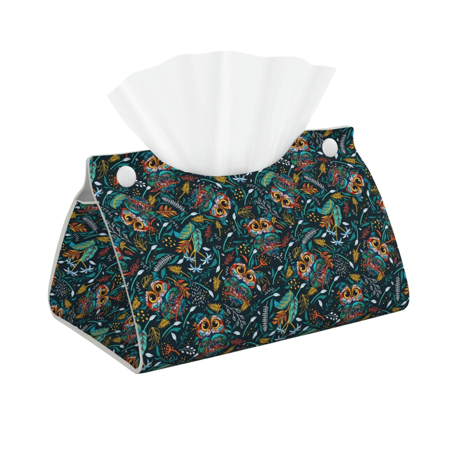 Cauagu Owl Doodle for Large Tissue Box Cover Rectangular–Plus Size ...