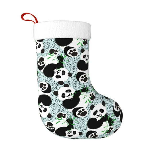 Cauagu Panda And Eucalyptus for Christmas Stockings,1-Pack Large Xmas ...