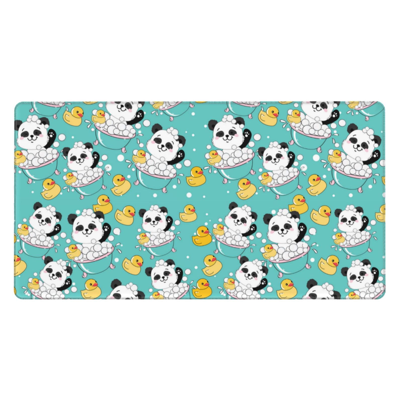 Cauagu Panda Bathing for Large Mouse Pad,XXL Extended Gaming Mouse Mat ...
