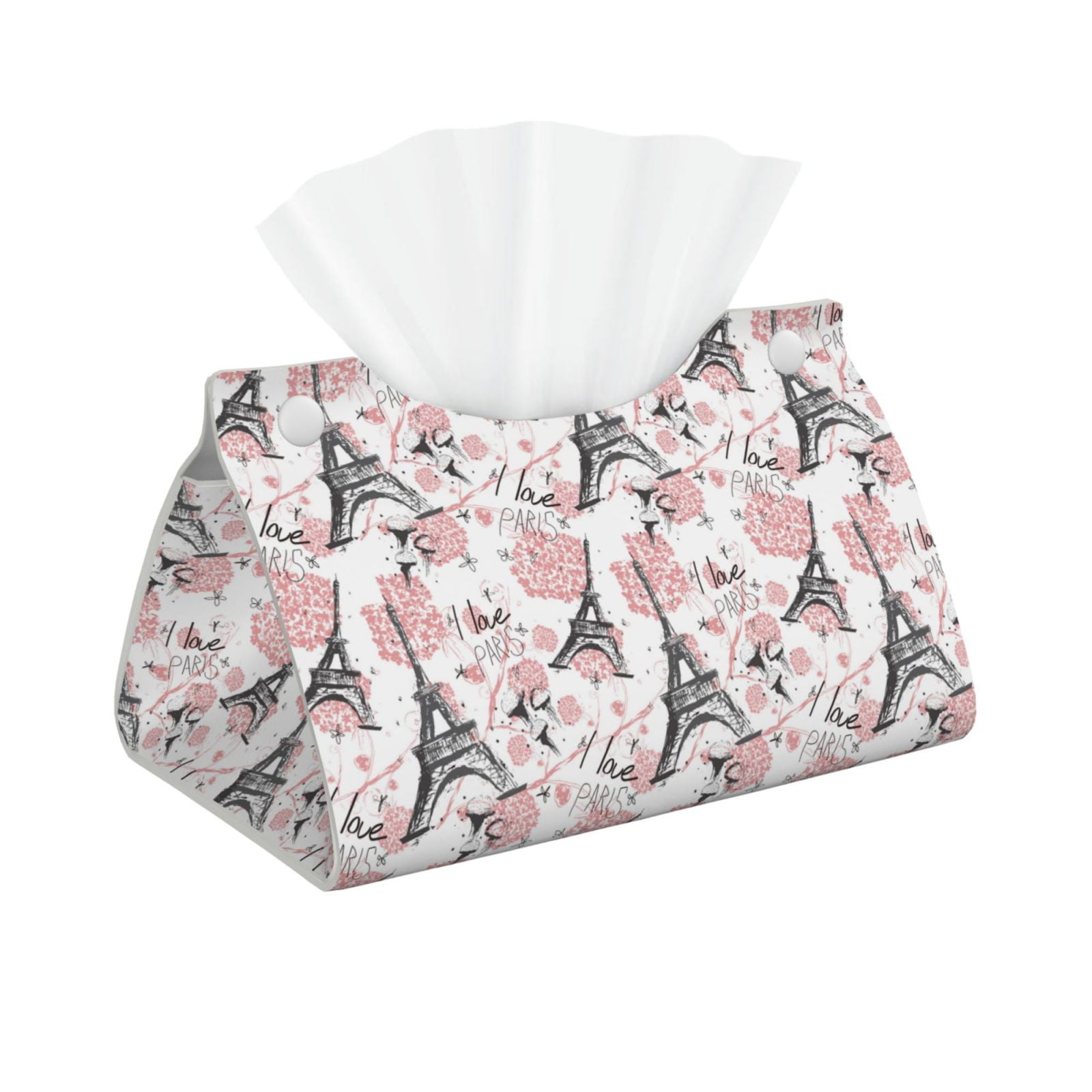 Cauagu Paris for Large Tissue Box Cover Rectangular–Plus Size Rectangle ...