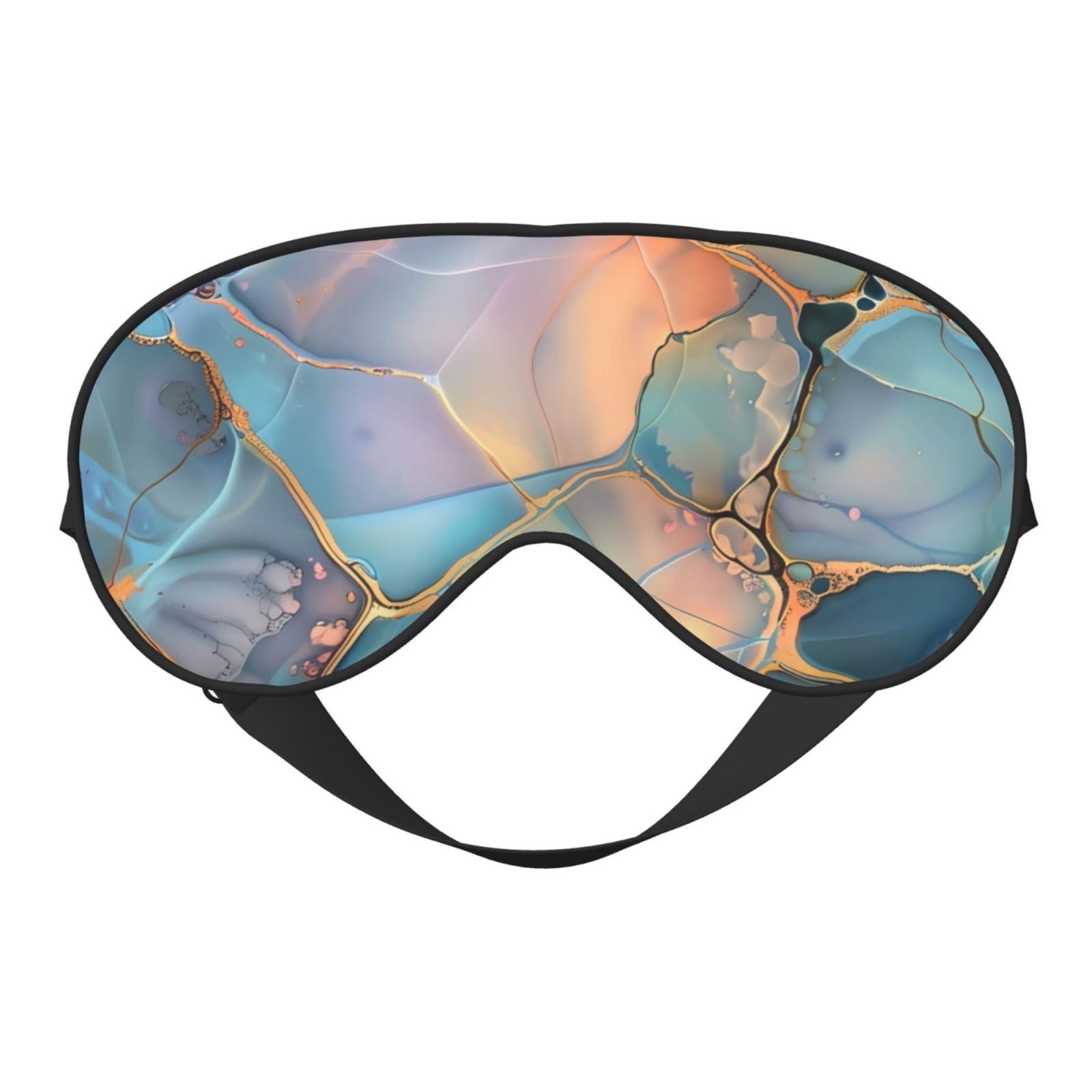 Cauagu Pastel Abstract Fluid Art Print Sleep Eye Mask, Blindfold Eye ...