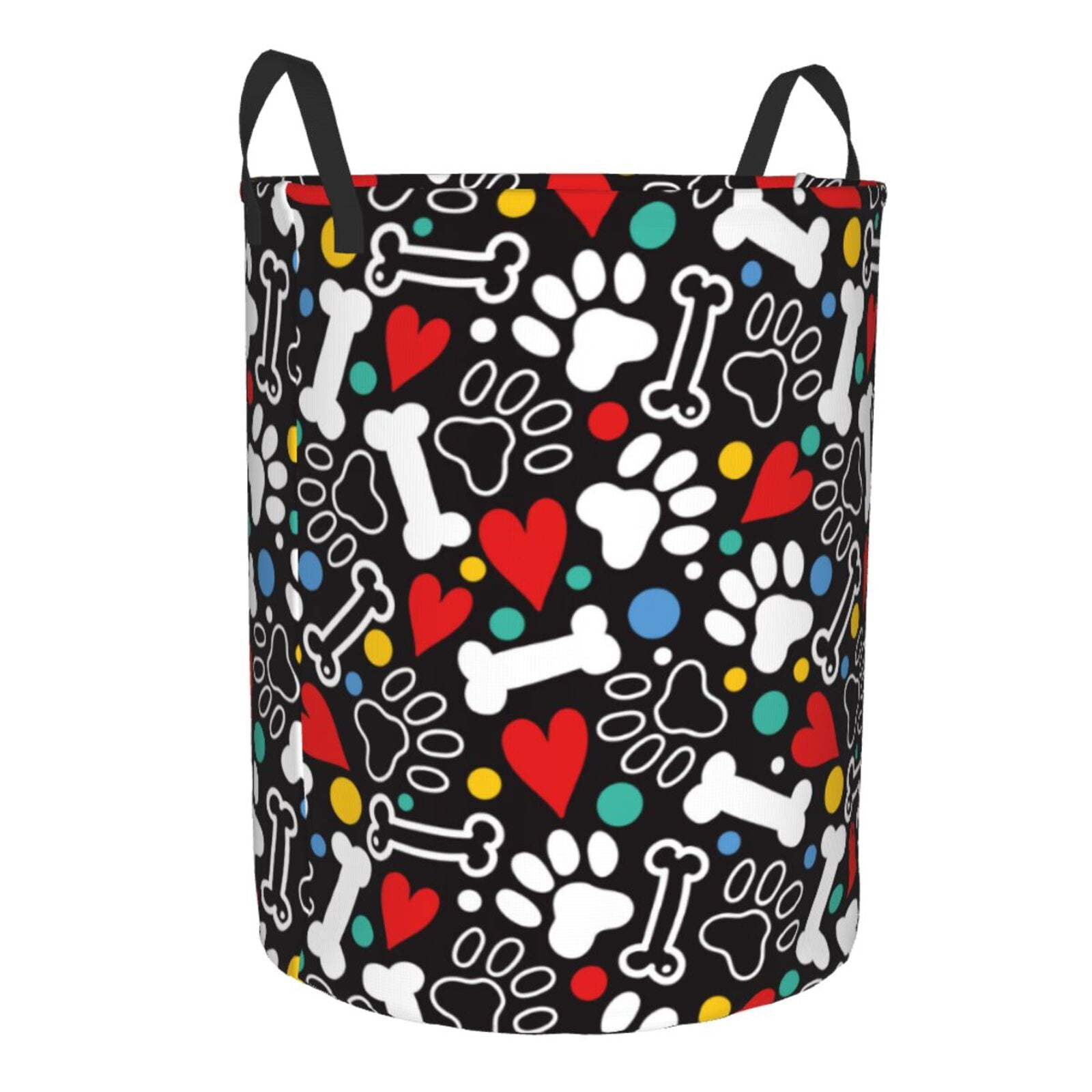 Cauagu Paw And Bones for Laundry Basket,Collapsible Organizer Basket ...