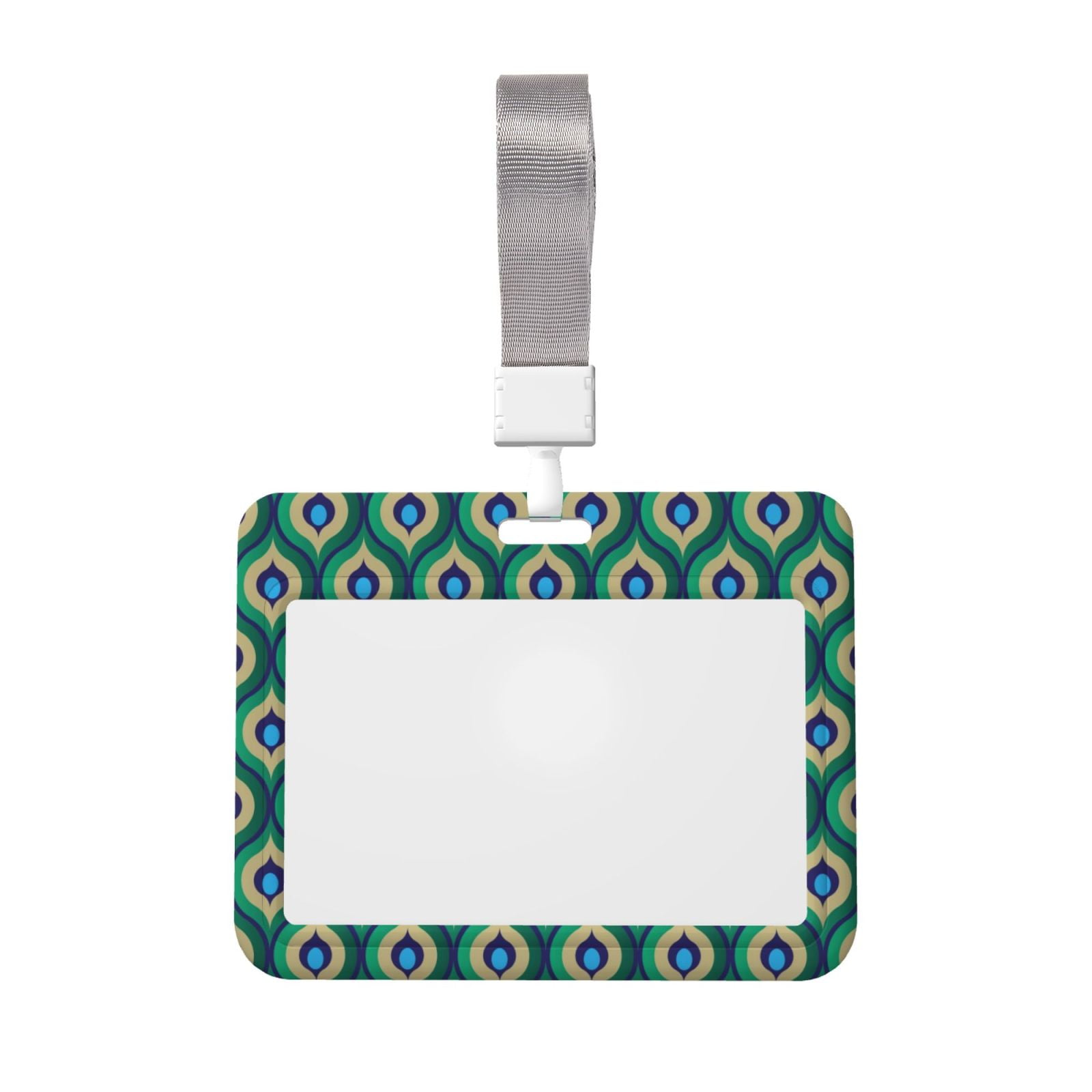Cauagu Peacock'S Tail for ID Badge Holder,Badge Holder with Windows Key ...