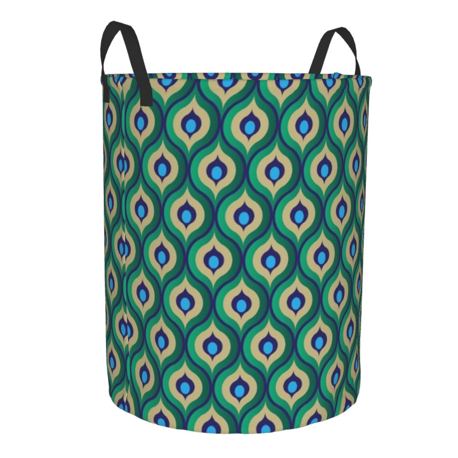 Cauagu Peacock'S Tail for Laundry Basket,Collapsible Organizer Basket ...