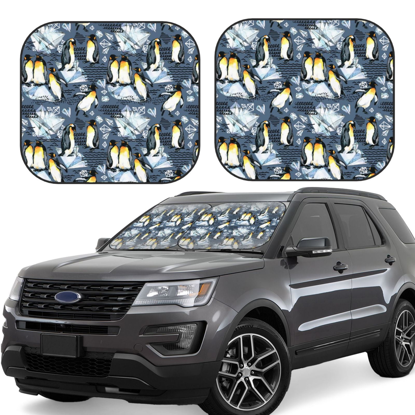 Cauagu Penguin Arctic Adventure Cauagu {designName} Print Foldable Car ...