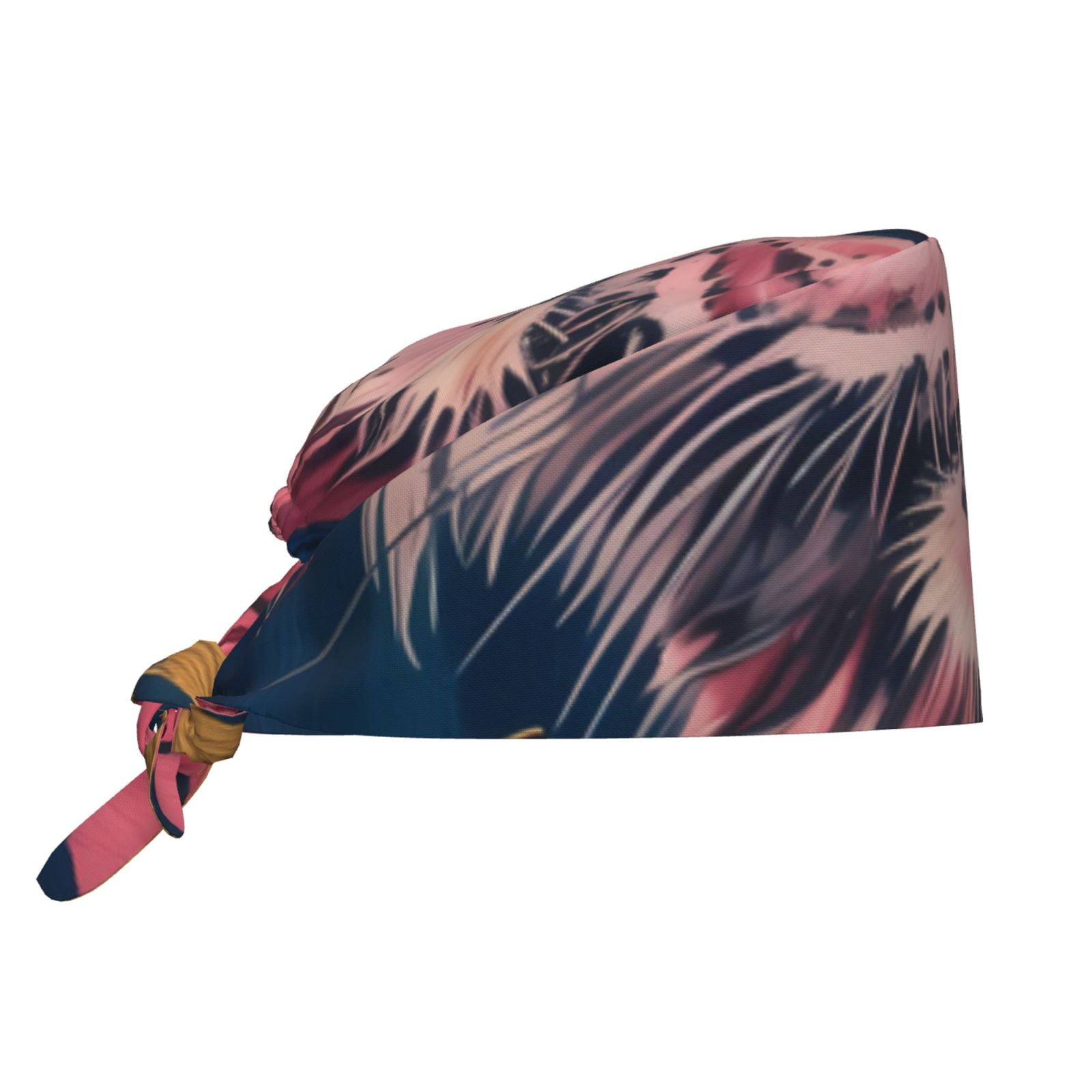 Cauagu Pink Tiger Gold Leaves Pattern 1 Pcs Working Caps,Adjustable ...