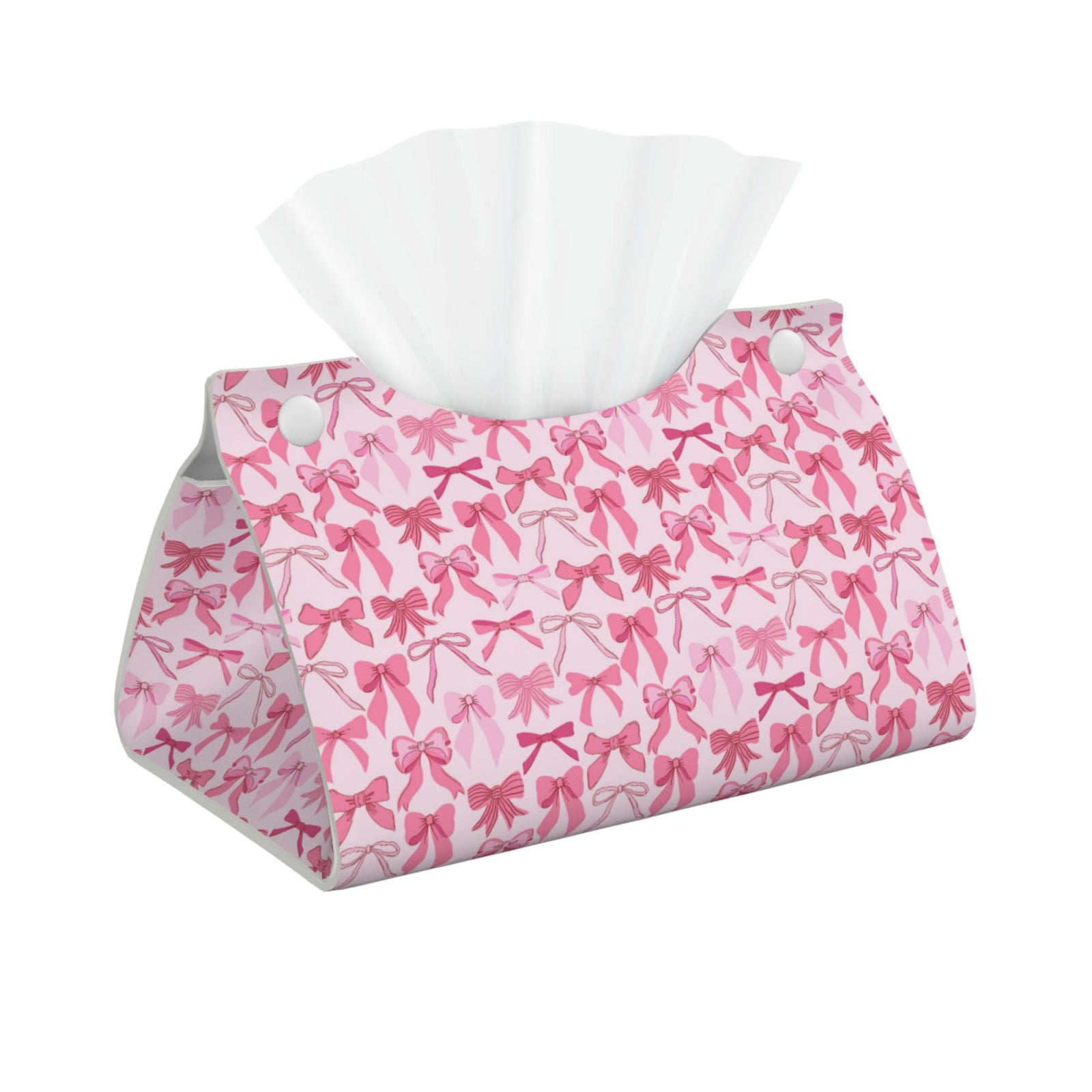 Cauagu Pink bows for Large Tissue Box Cover Rectangular–Plus Size ...