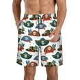 Cauagu Pirate Hats Print Men's Swim Trunks,Hawaiian Bathing Suit ...